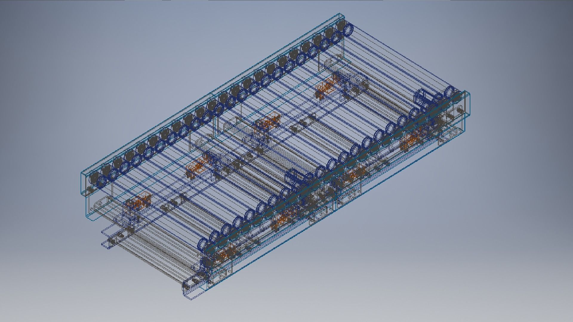 Slat Chain Conveyor 3D model | CGTrader