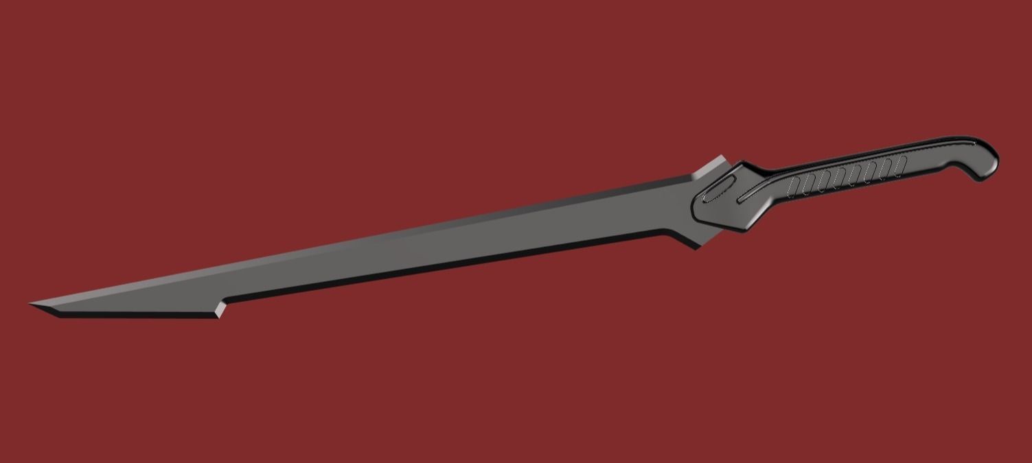 Dune Part Two - House Harkonnen desert soldier sword 3D model 3D ...