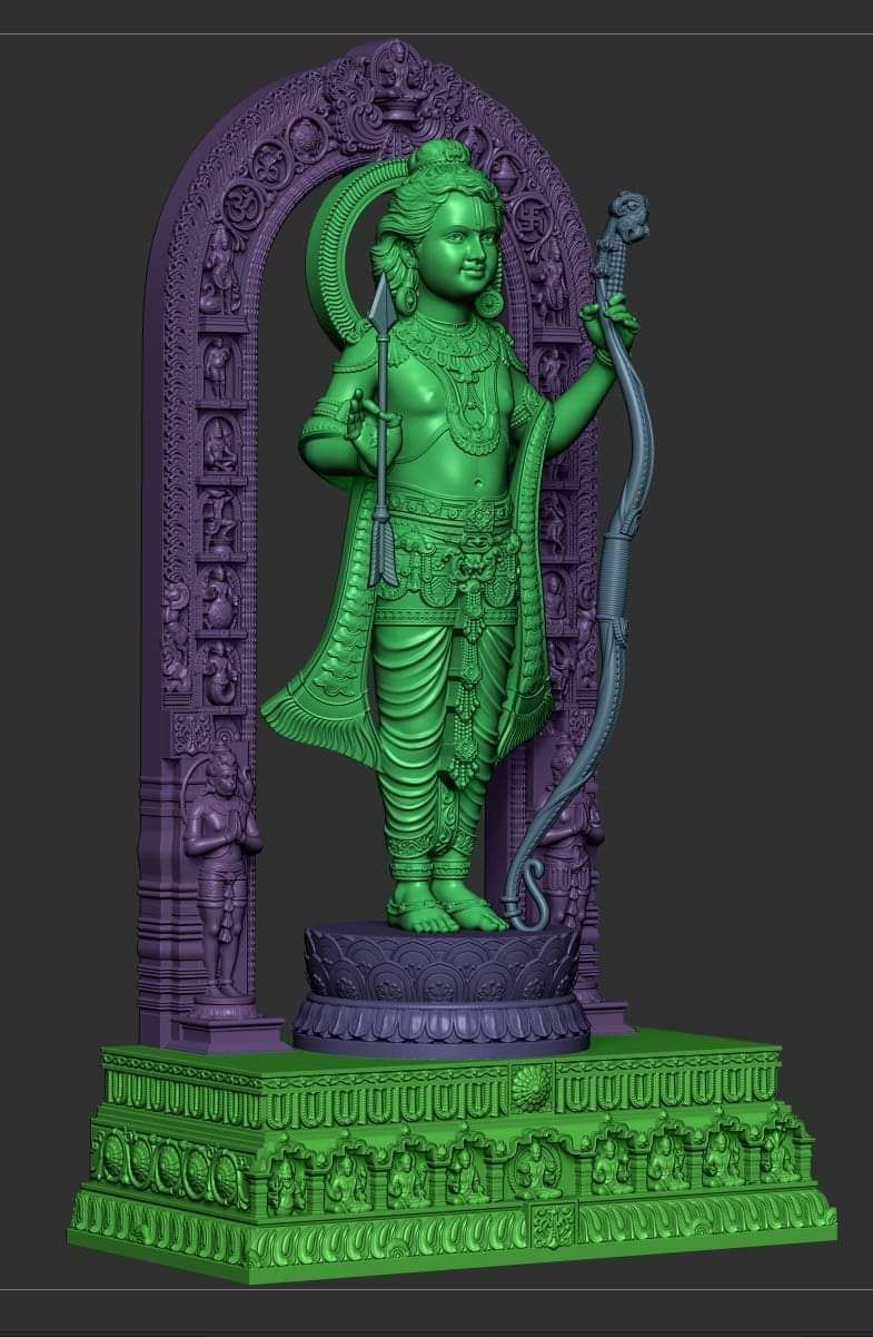 Ram Lalla 3D model 3D printable | CGTrader
