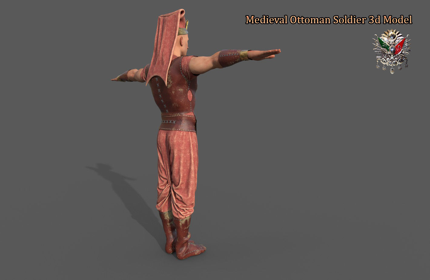 3D model Medieval Ottoman Soldier 3d Model VR / AR / low-poly | CGTrader