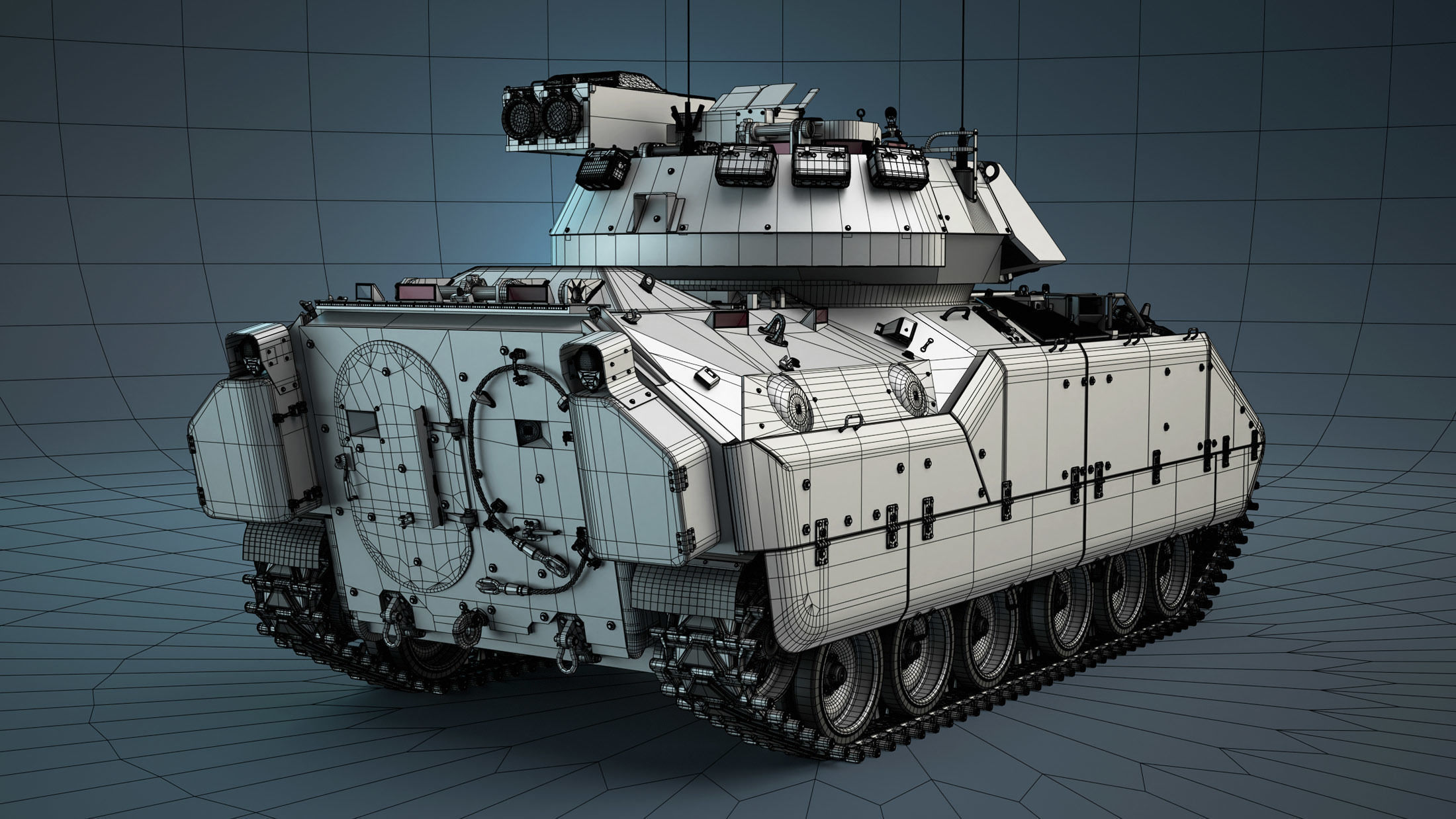 M2 Bradley IFV High-Poly 3D model | CGTrader