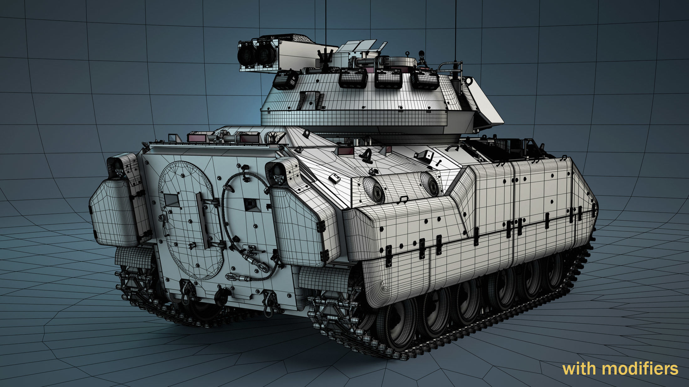 M2 Bradley IFV High-Poly 3D model | CGTrader