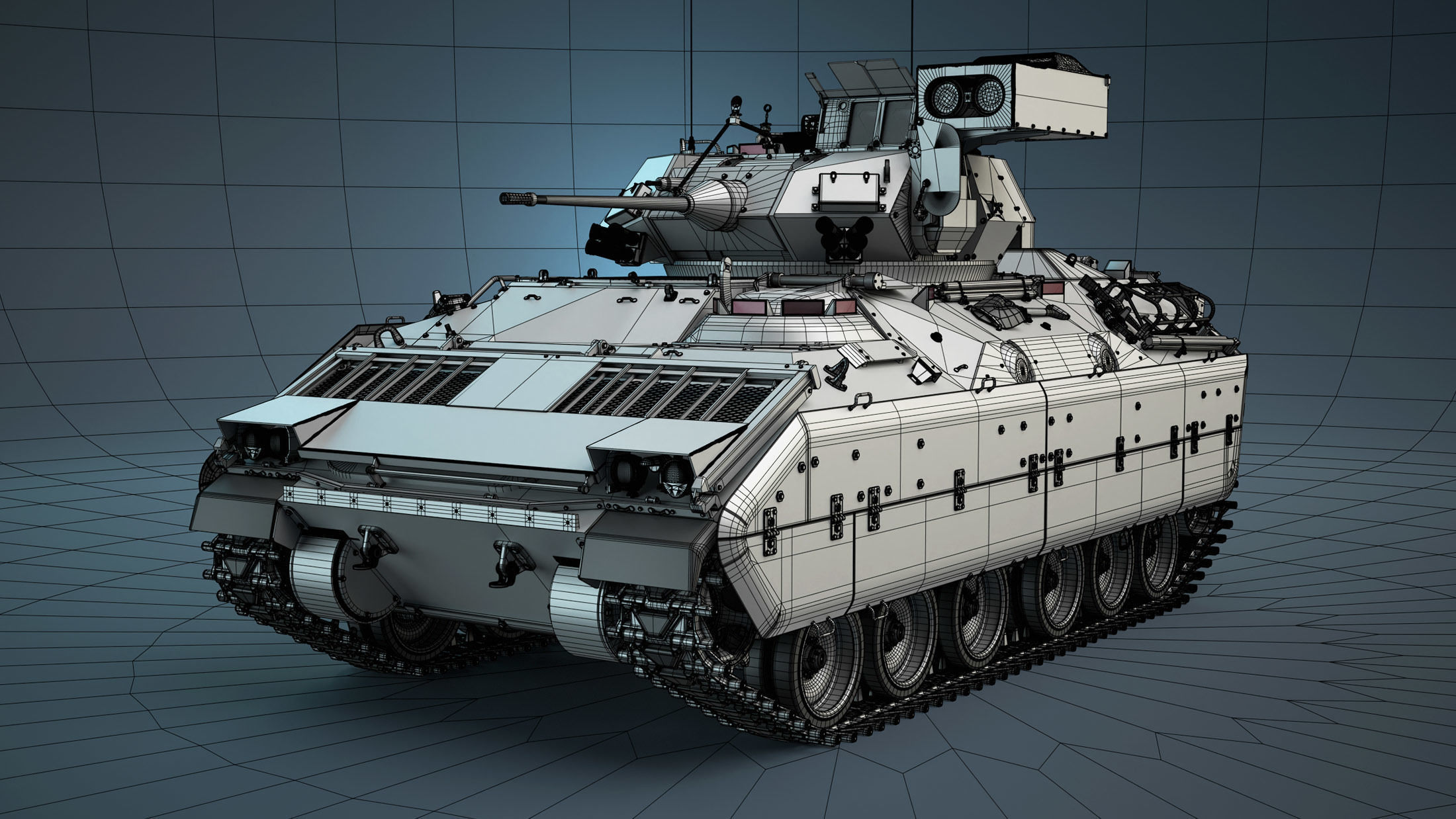 M2 Bradley IFV High-Poly 3D model | CGTrader