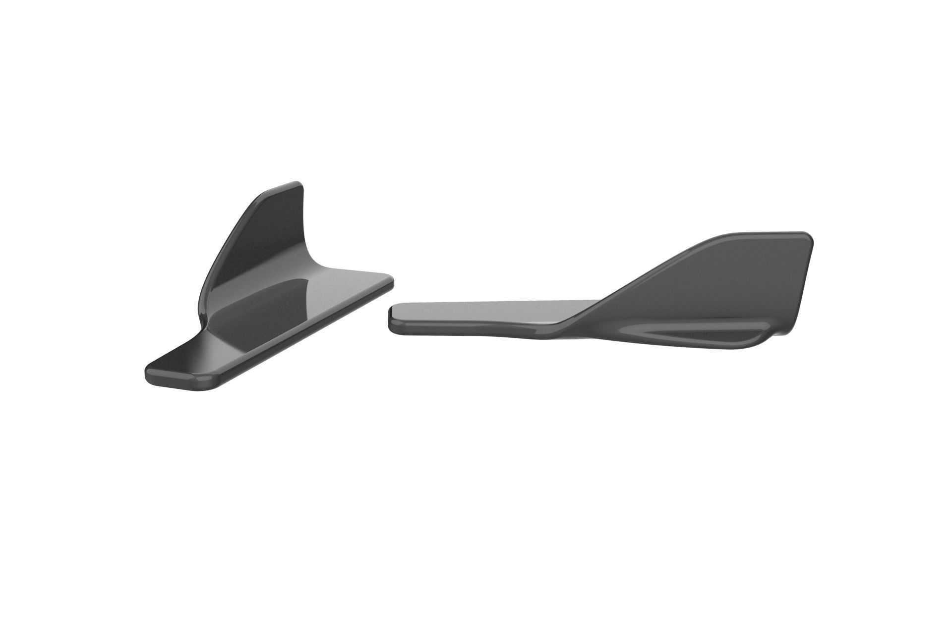 Car Side Skirt Wing 3D model 3D printable | CGTrader