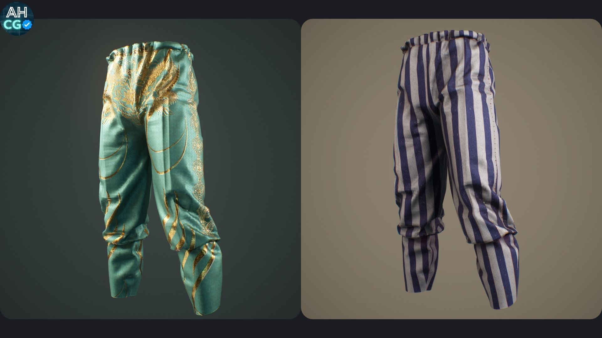 Medieval Fantasy Pants DAZ Genesis 9 8 ZPRJ MARVELOUS DESIGNER 3D model ...