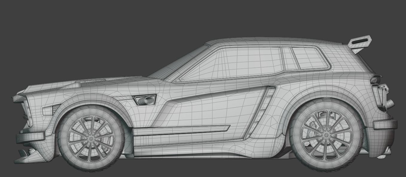 Fennec car model from Rocket League 3D model | CGTrader