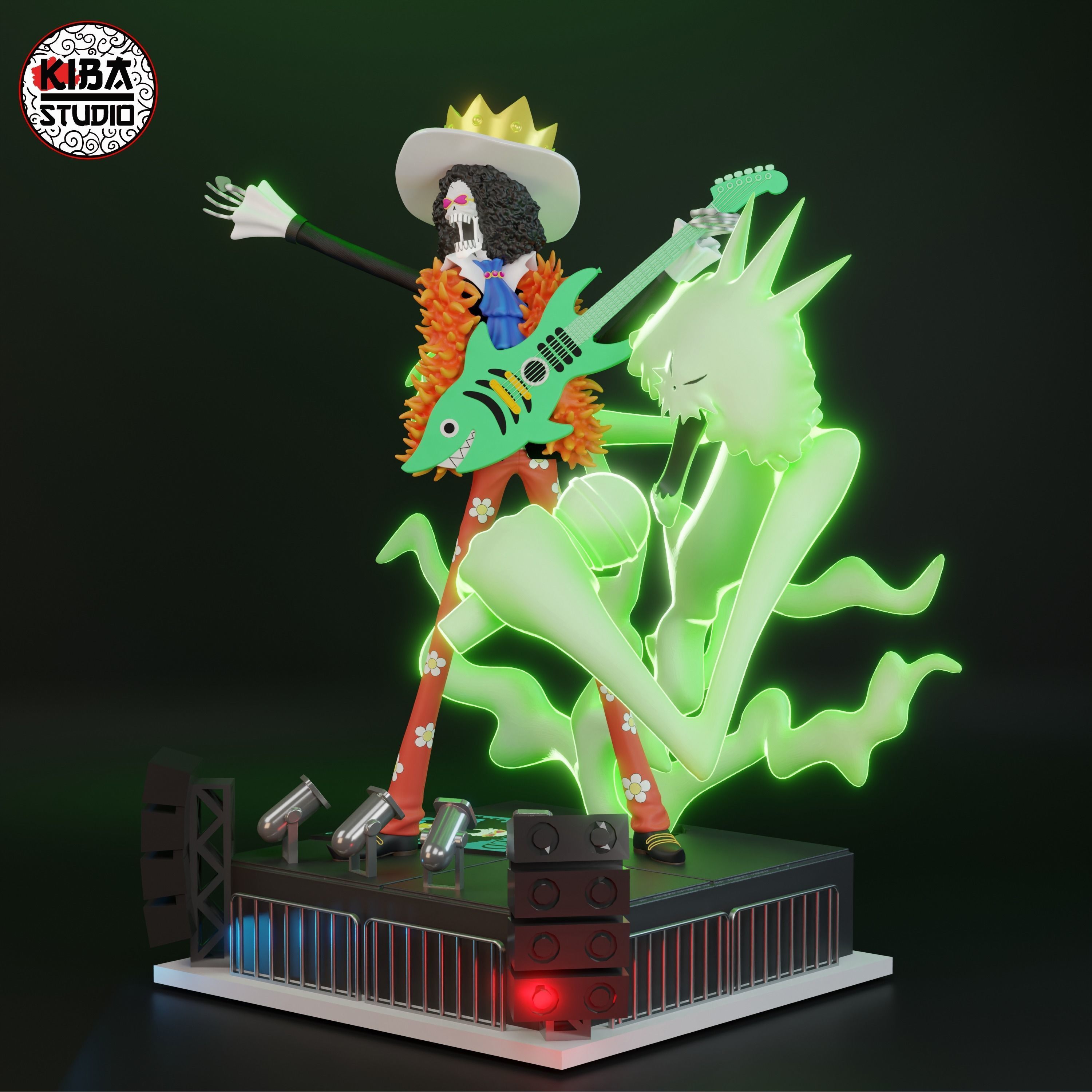 Brook of One Piece 3D model 3D printable | CGTrader