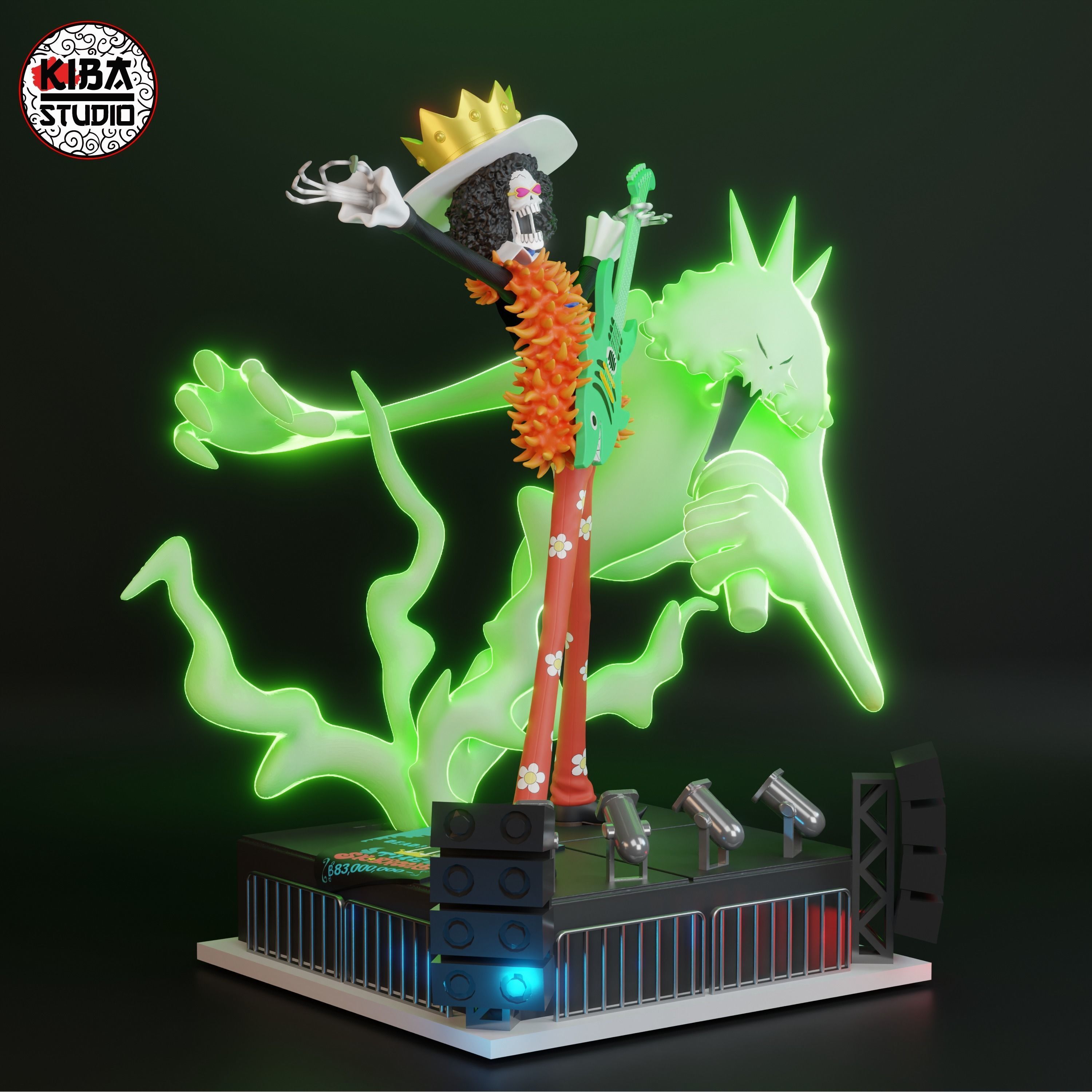 Brook of One Piece 3D model 3D printable | CGTrader