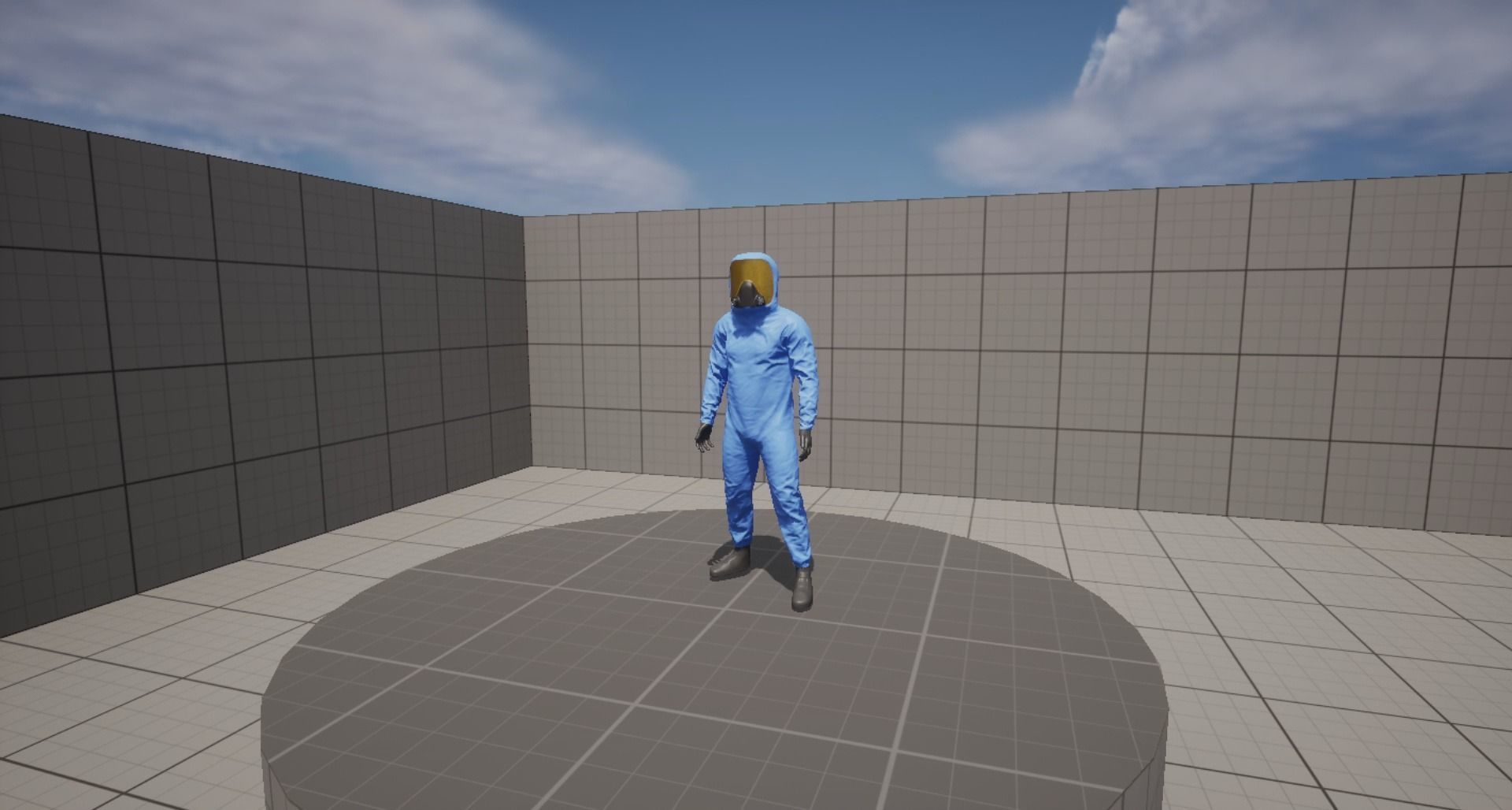 Hazmat Suit Character free VR / AR / low-poly 3D model rigged | CGTrader