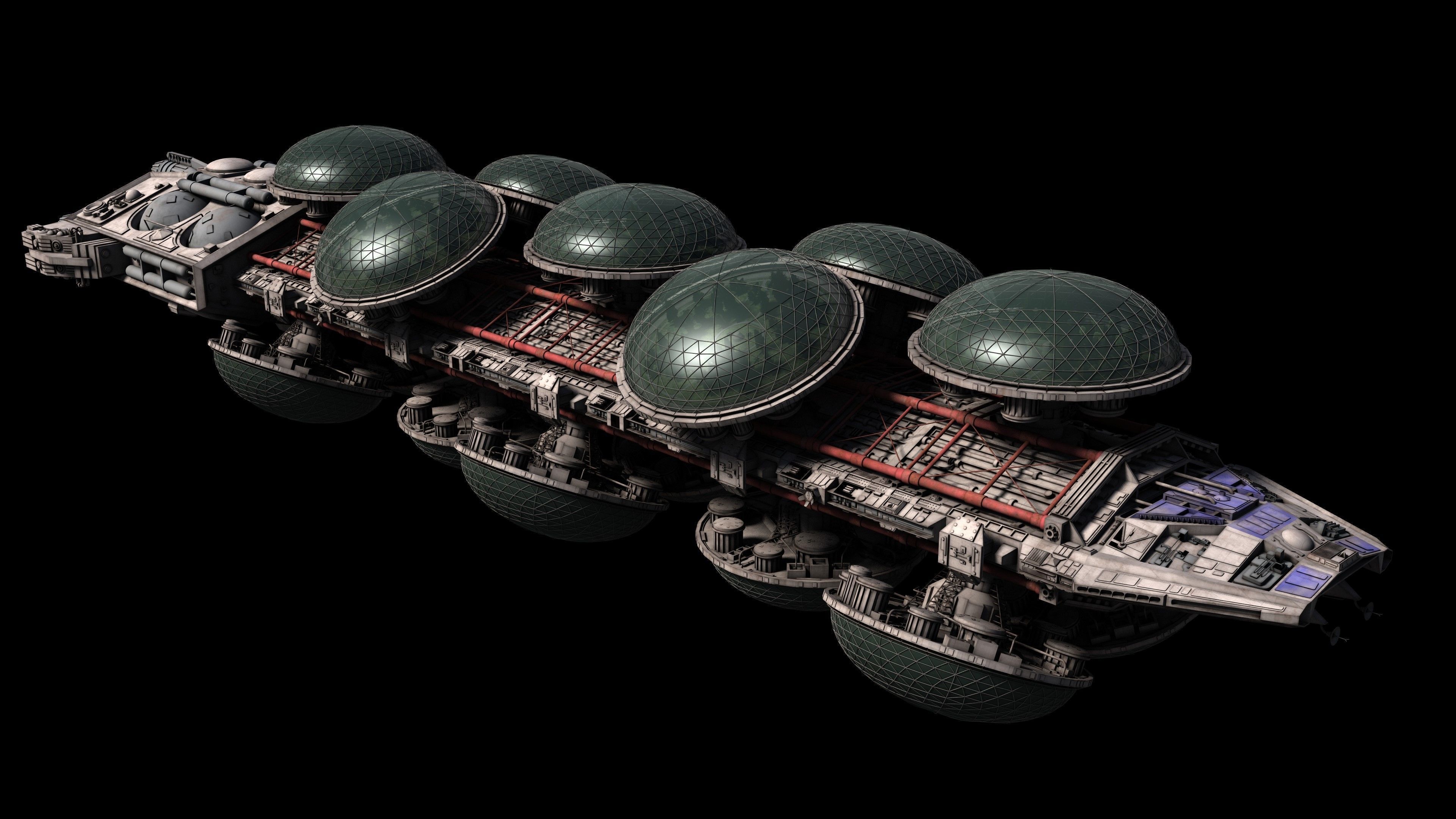 Battlestar Galactica - Botanical Cruiser 3D model | CGTrader