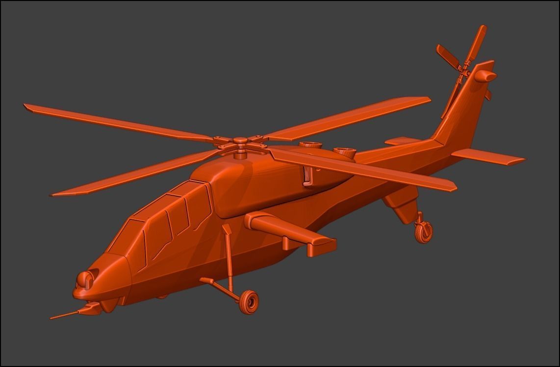 HAL LCH Prachand Millitary Attack Helicopter 3D model | CGTrader