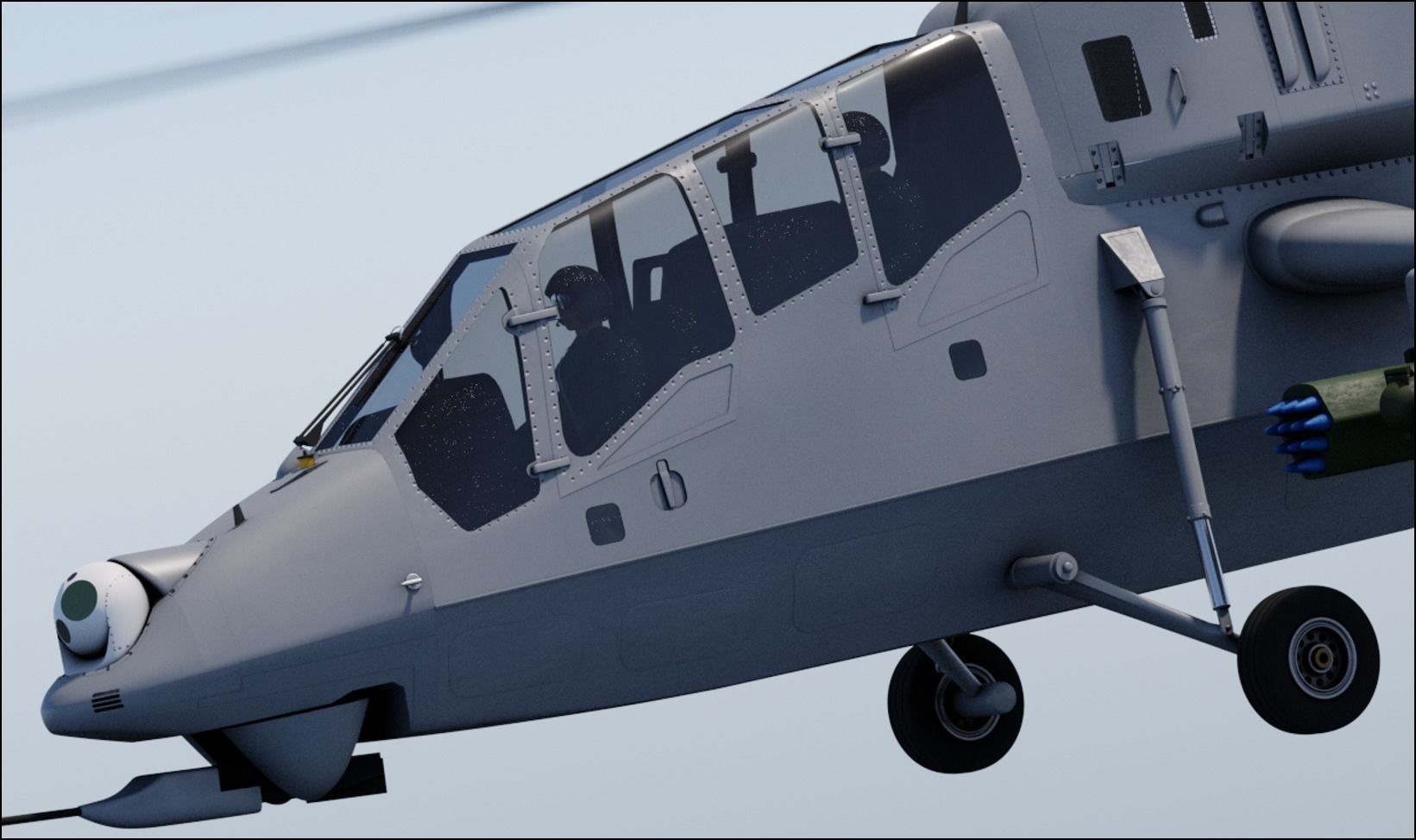 HAL LCH Prachand Millitary Attack Helicopter 3D model | CGTrader