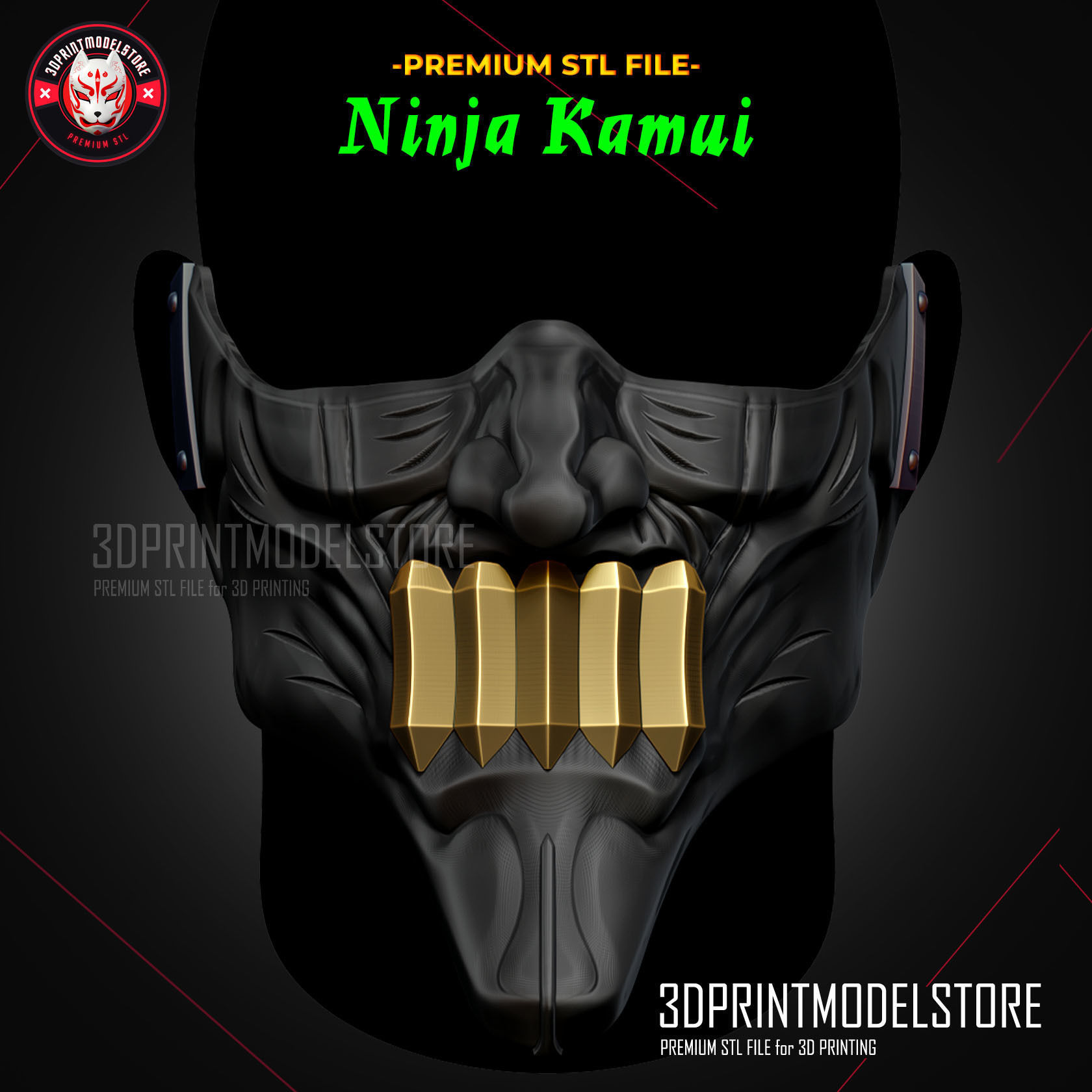 Ninja Kamui Mask Cosplay 3D Model Collection 3D printable | CGTrader