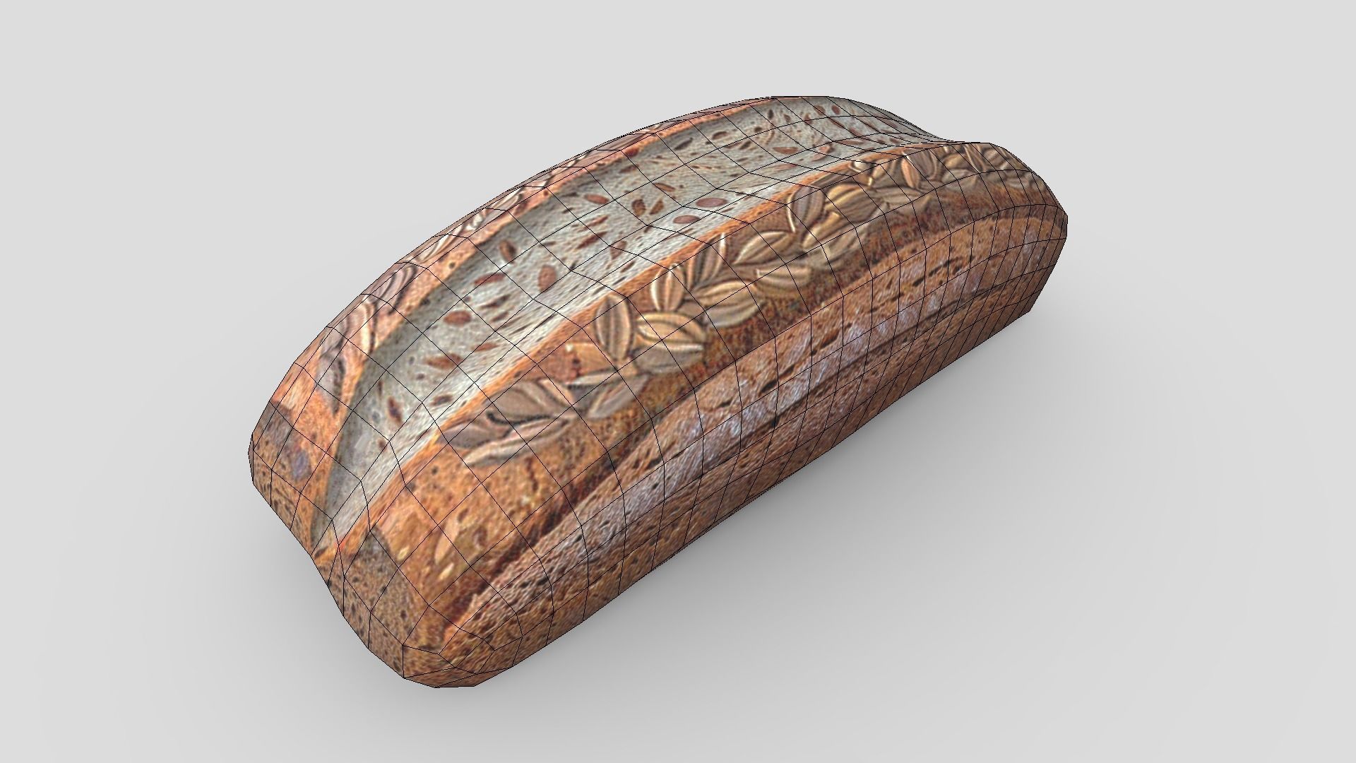 CC0 - Multi Grain Bread free VR / AR / low-poly 3D model | CGTrader