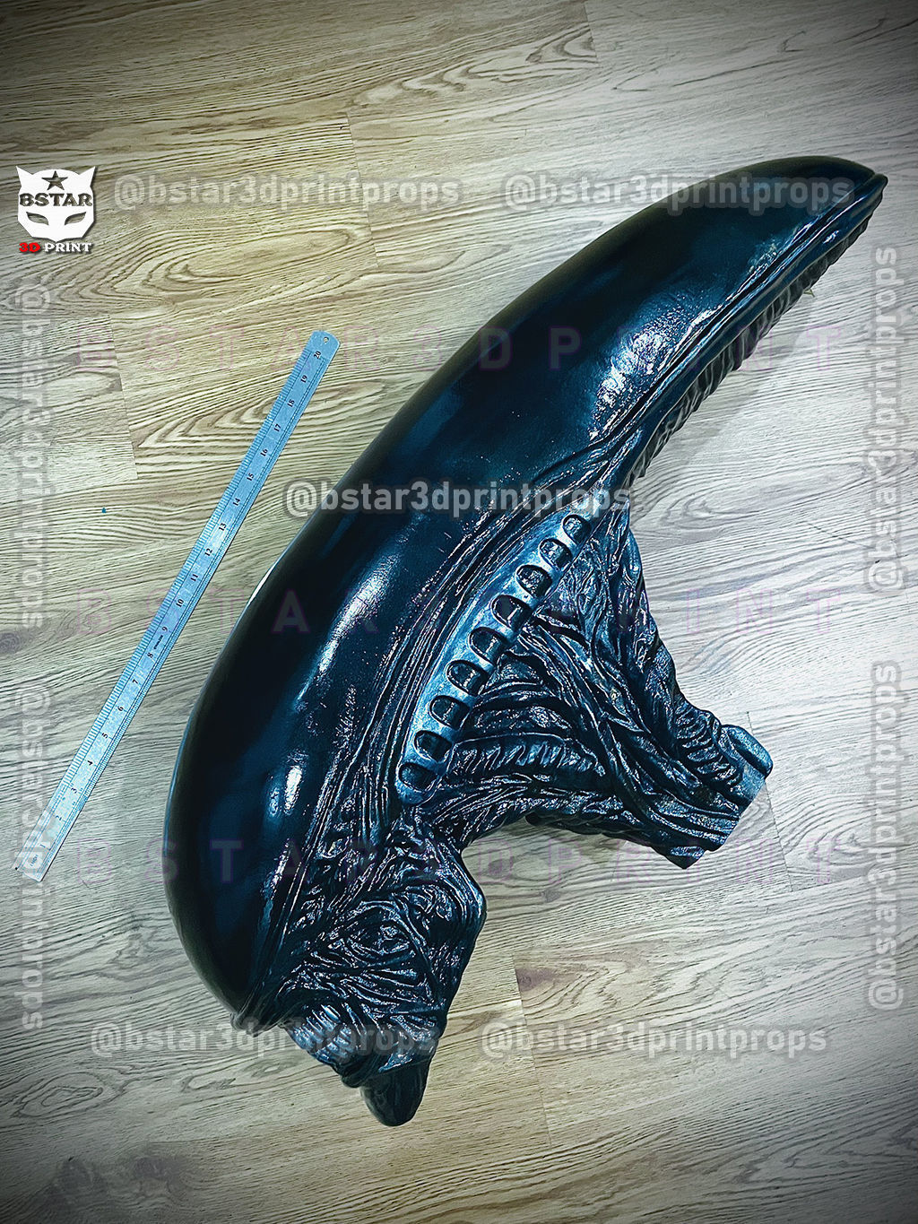 Alien Xenomorph Head Decor - Wearable For Cosplay 3D model 3D printable ...