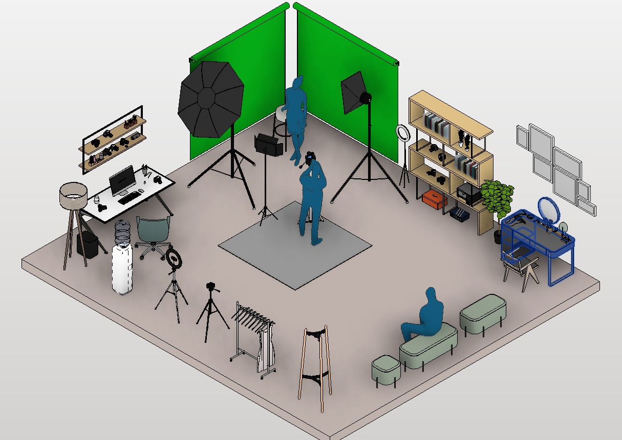 PHOTO STUDIO REVIT PHOTO STUDIO REVIT RFA 3D model | CGTrader