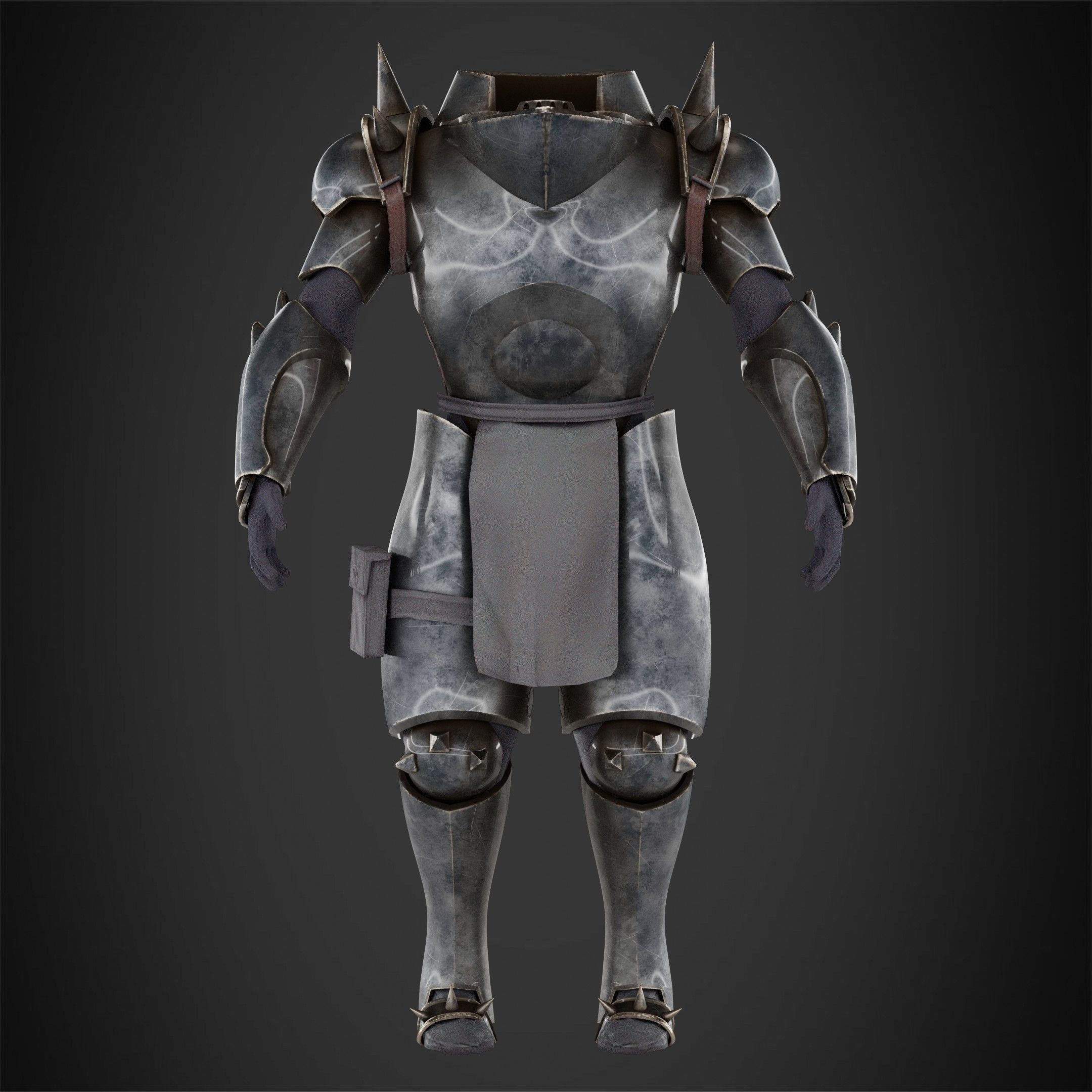 Fullmetal Alchemist Alphonse Elric Armor for Cosplay 3D model 3D ...