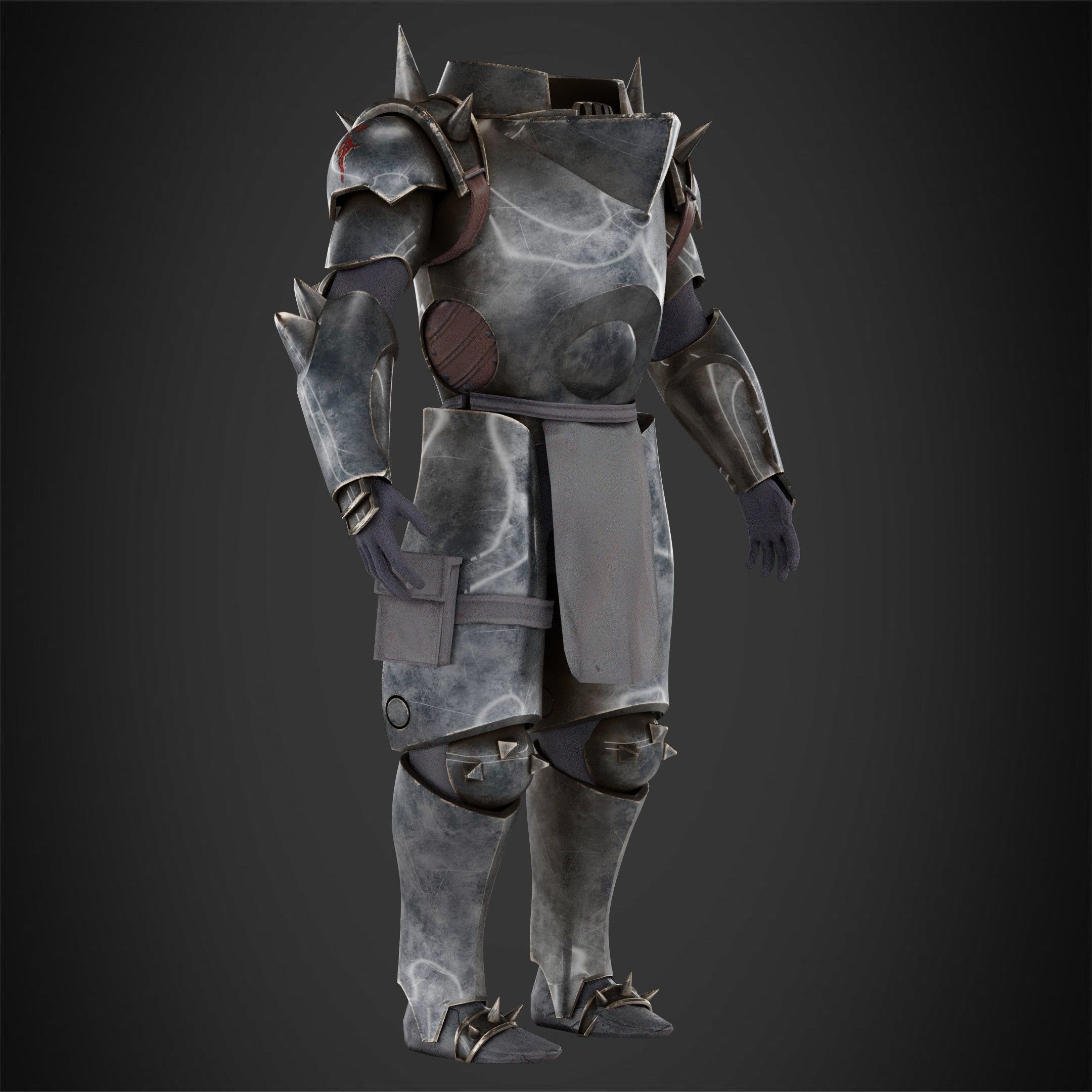 Fullmetal Alchemist Alphonse Elric Armor for Cosplay 3D model 3D ...