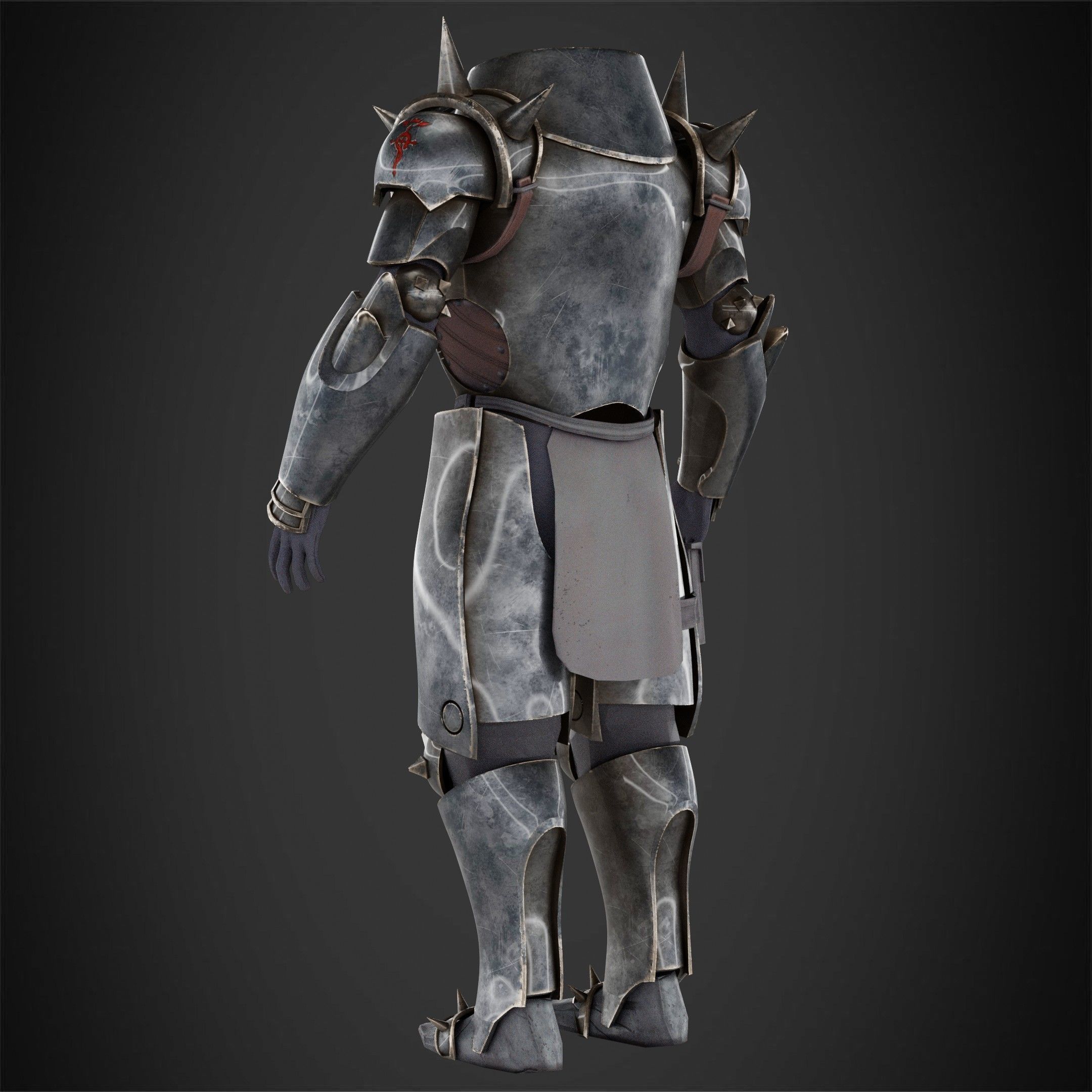 Fullmetal Alchemist Alphonse Elric Armor for Cosplay 3D model 3D ...