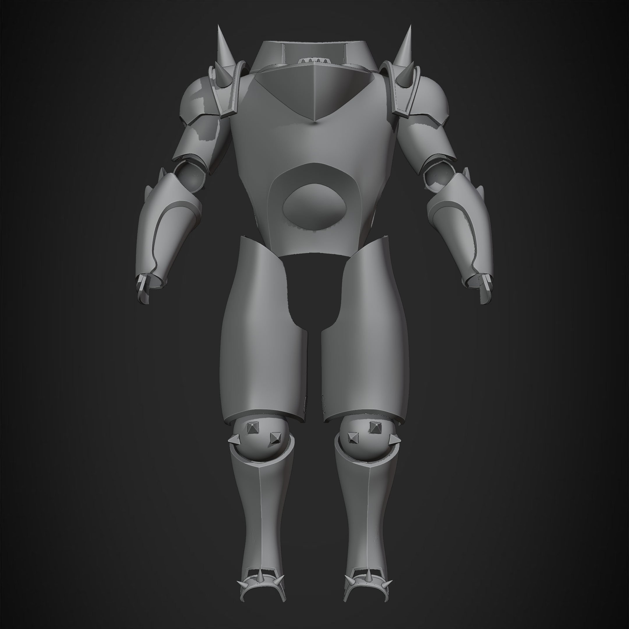 Fullmetal Alchemist Alphonse Elric Armor for Cosplay 3D model 3D ...