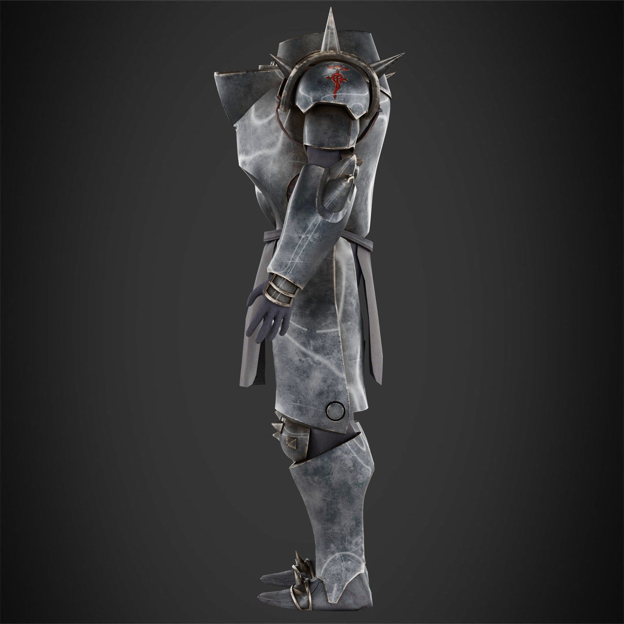 Fullmetal Alchemist Alphonse Elric Armor for Cosplay 3D model 3D ...