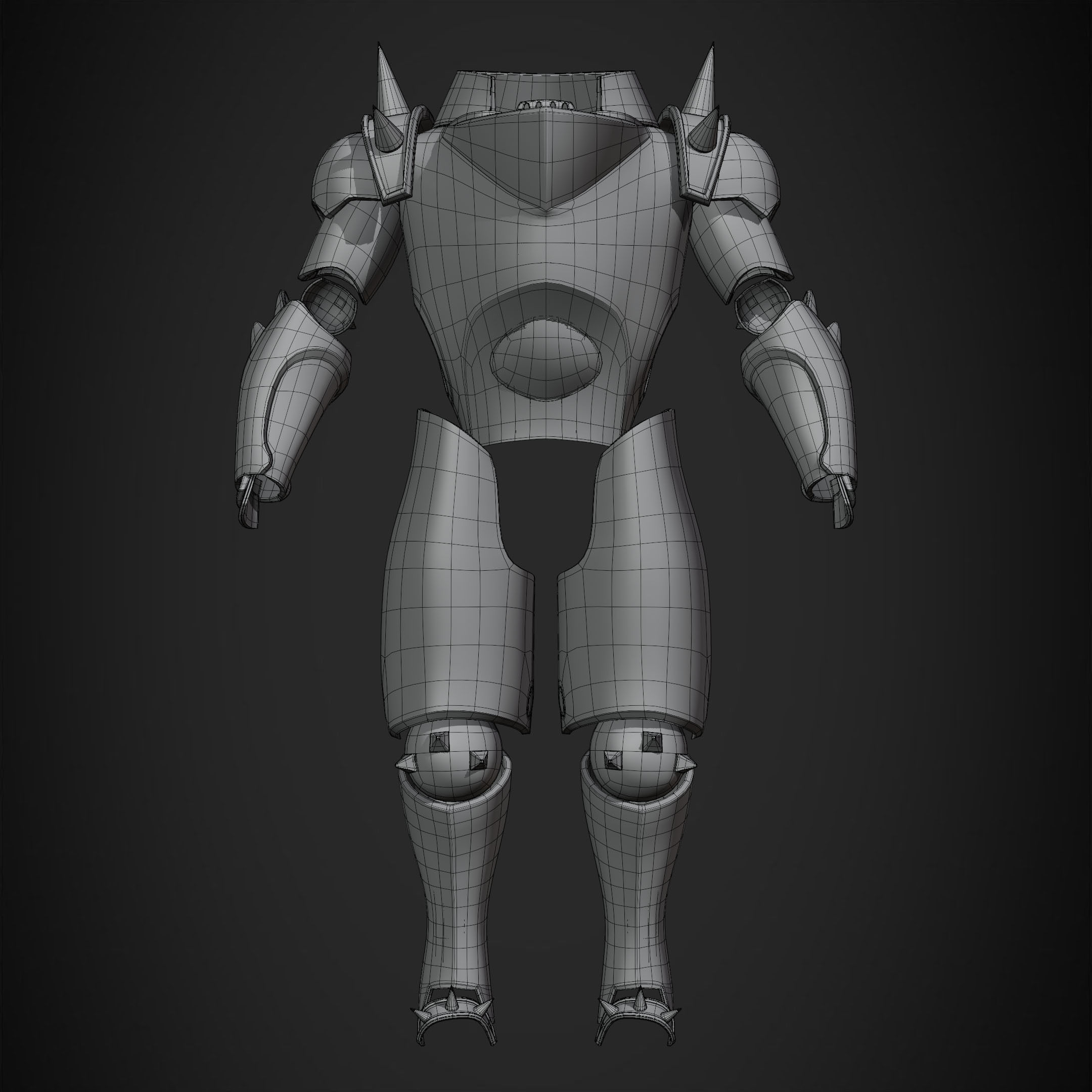 Fullmetal Alchemist Alphonse Elric Armor for Cosplay 3D model 3D ...