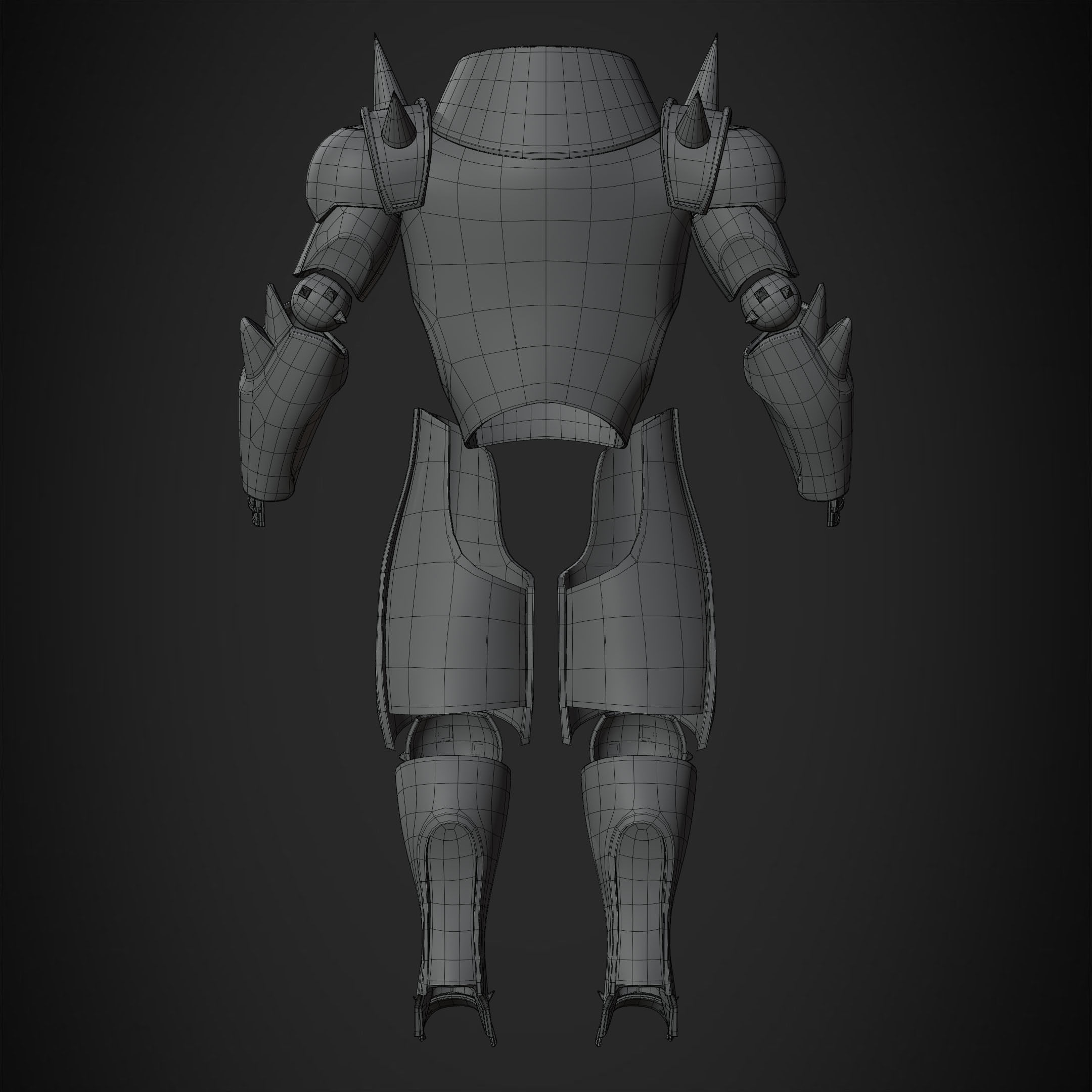 Fullmetal Alchemist Alphonse Elric Armor for Cosplay 3D model 3D ...