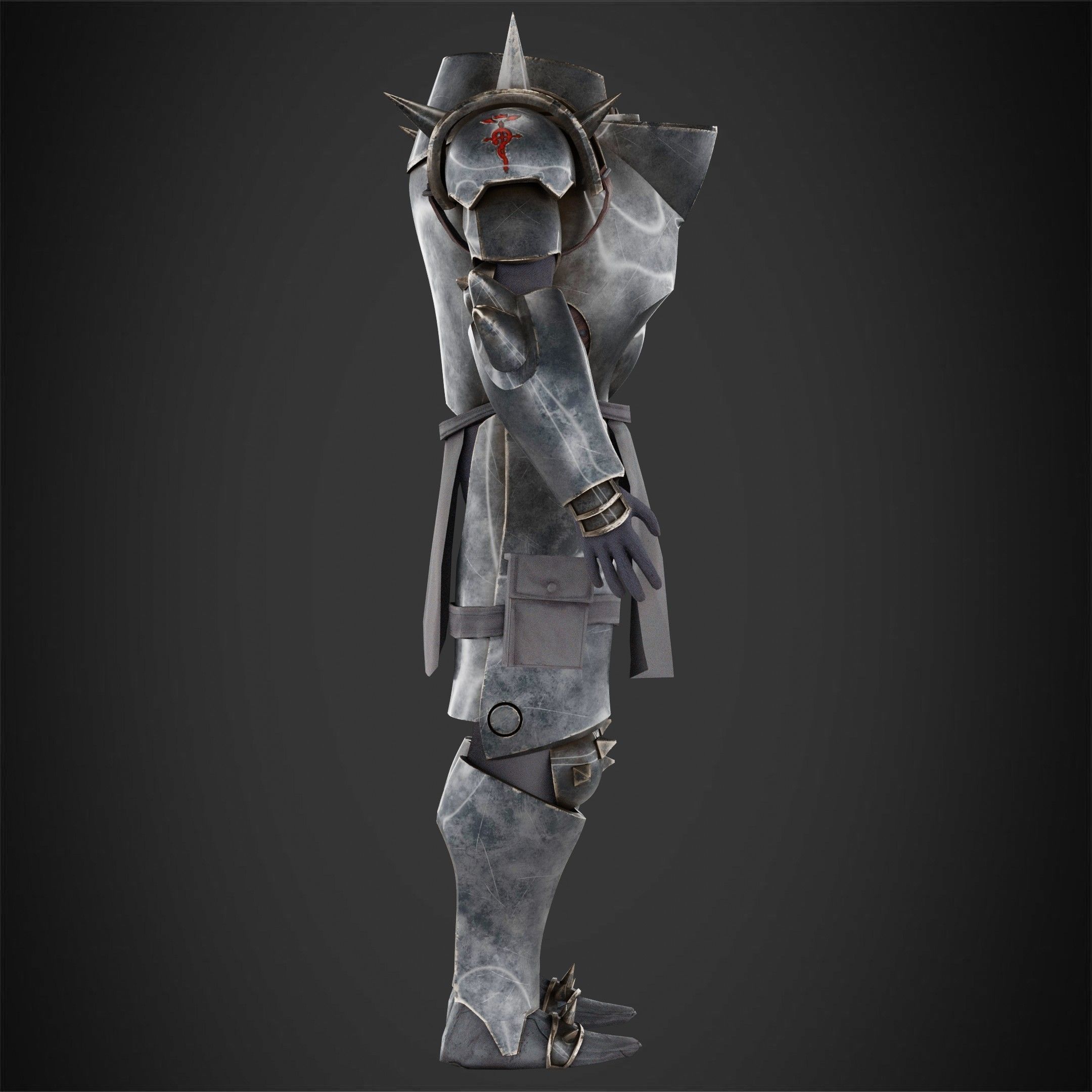 Fullmetal Alchemist Alphonse Elric Armor for Cosplay 3D model 3D ...