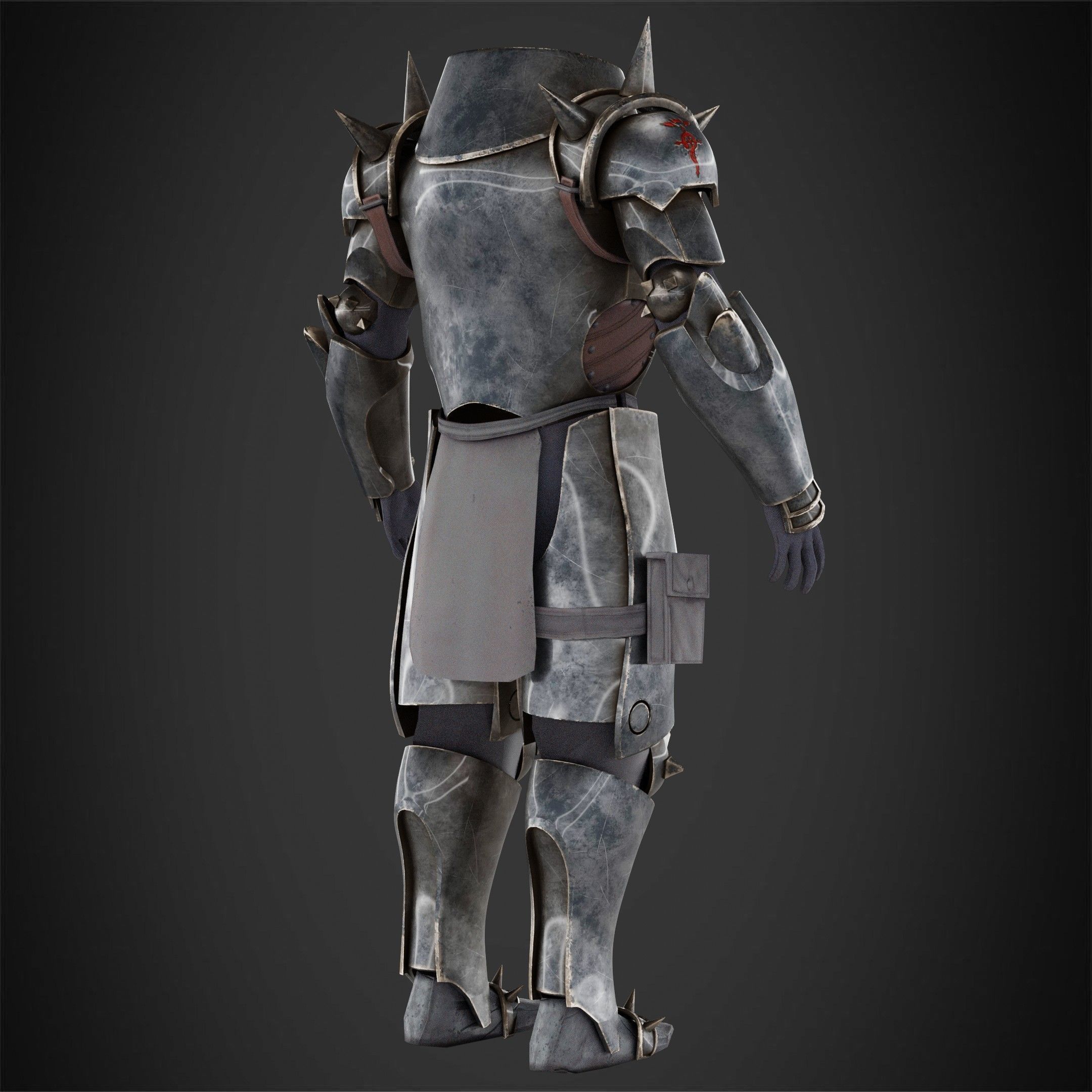 Fullmetal Alchemist Alphonse Elric Armor for Cosplay 3D model 3D ...