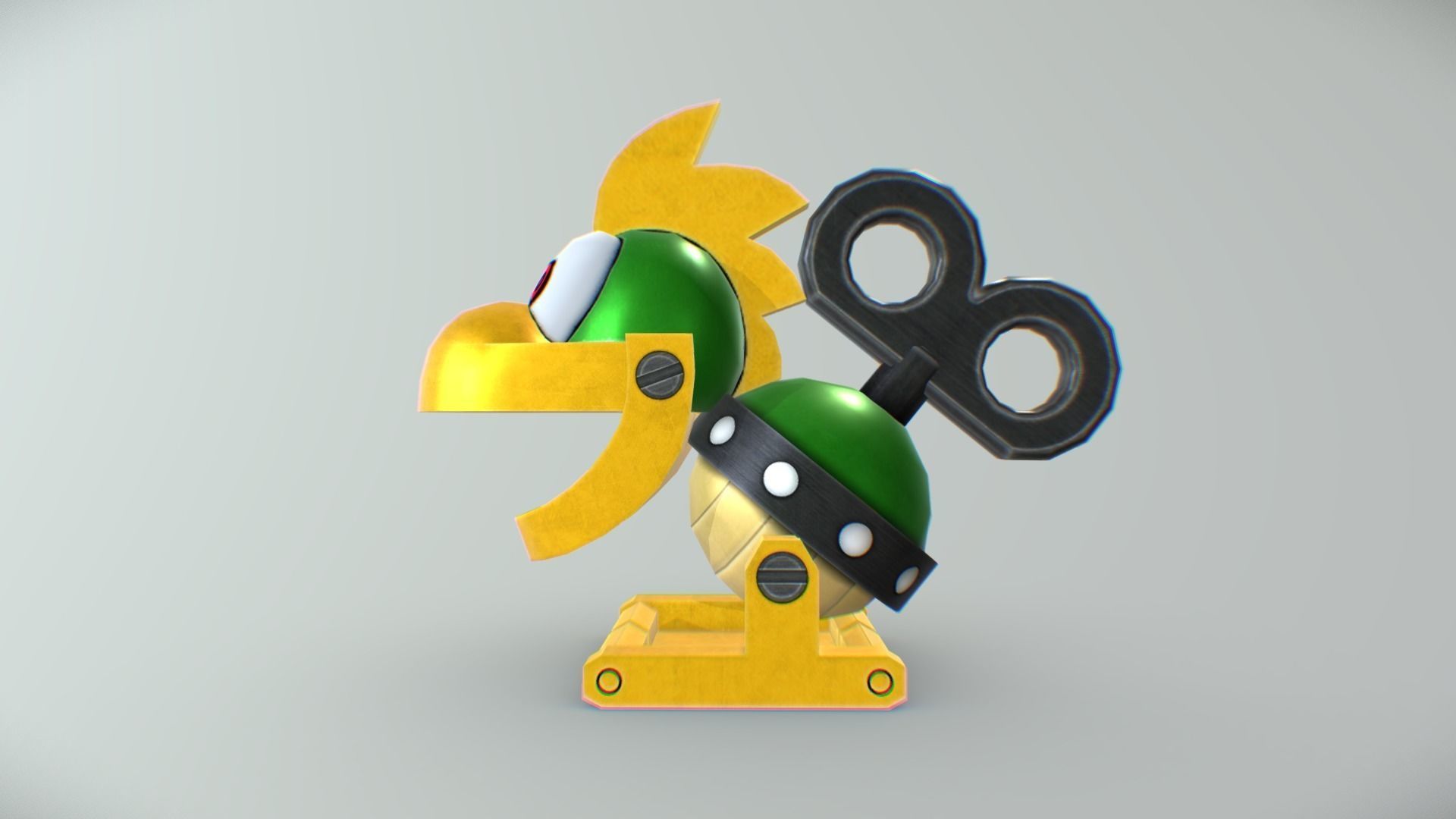 3D model Mechakoopa - Mario Kart 8 VR / AR / low-poly | CGTrader