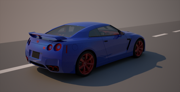 nissan GTR 3D model | CGTrader