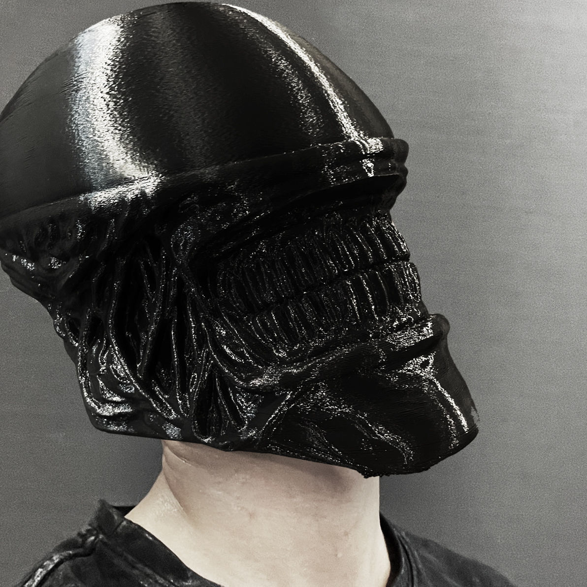 Alien Xenomorph Mask Cosplay 3D model 3D printable | CGTrader