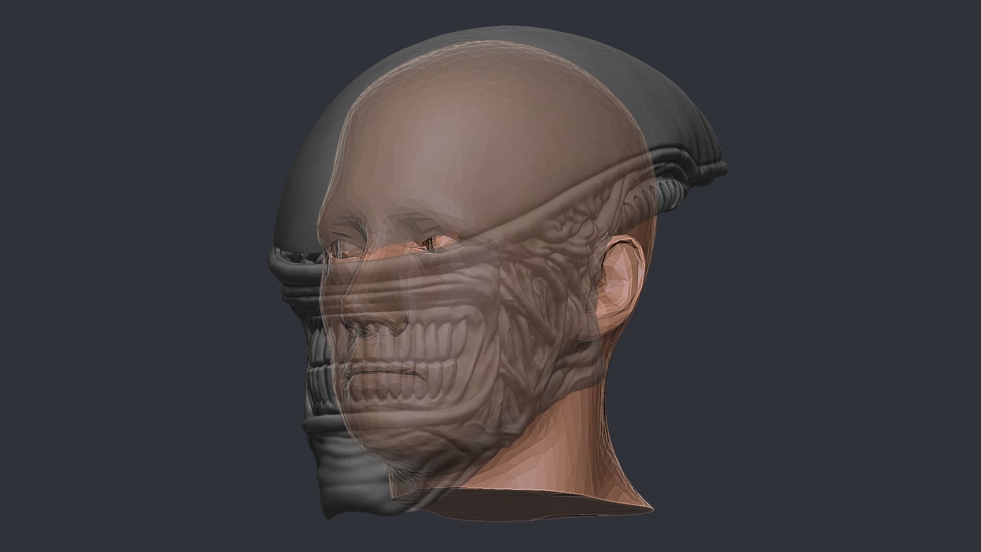 Alien Xenomorph Mask Cosplay 3D model 3D printable | CGTrader