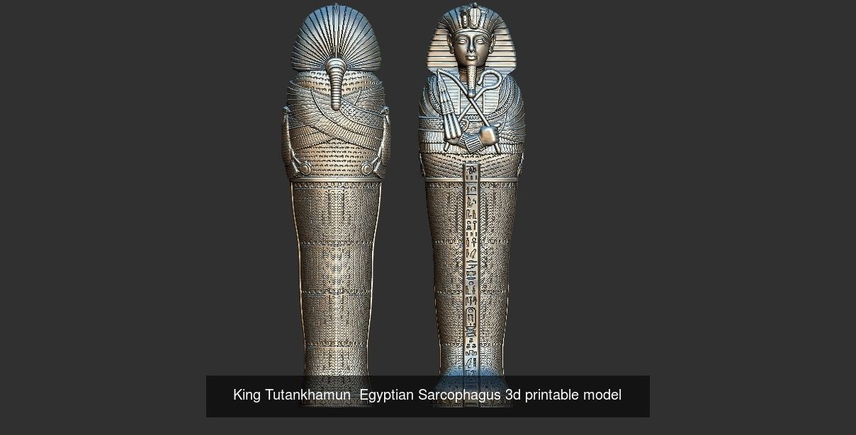 king tut ankh Amon Tutankhamun 3d models 3D Model Collection 3D ...