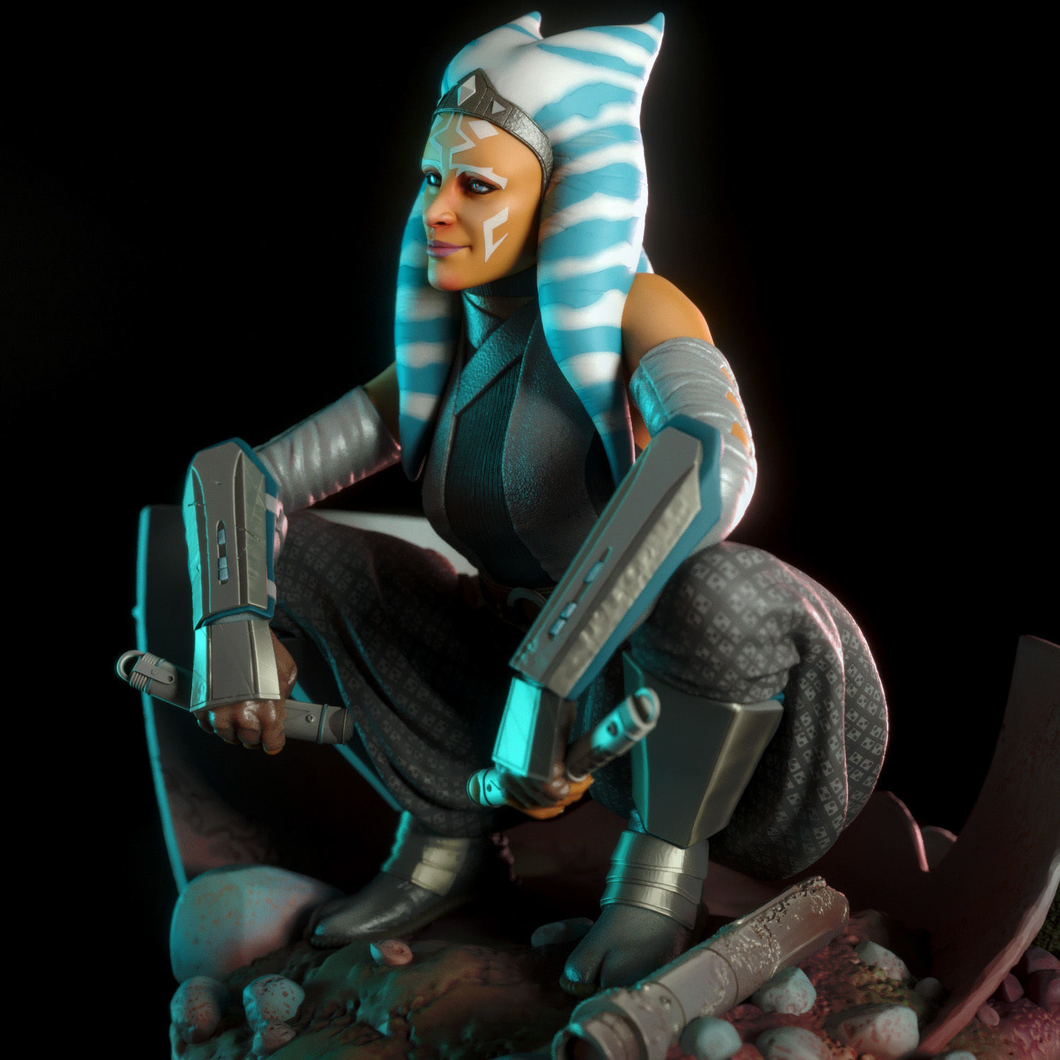 Ahsoka Tano 3D model 3D printable | CGTrader
