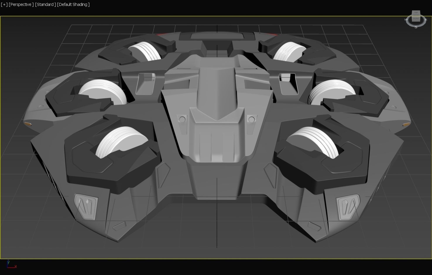 Discus Hexa Gyroscopicus - Concept Drone 3D model | CGTrader