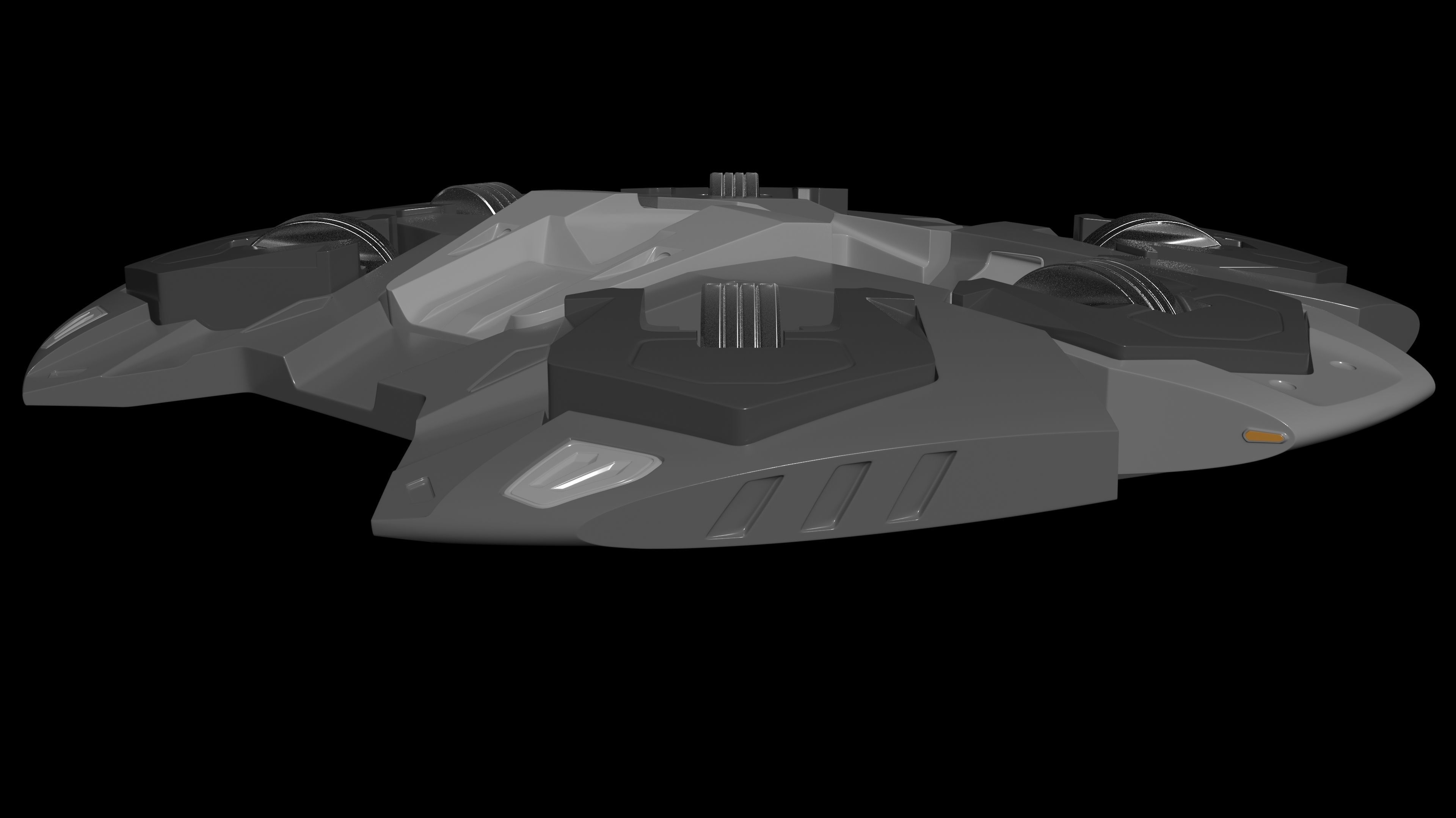 Discus Hexa Gyroscopicus - Concept Drone 3D model | CGTrader
