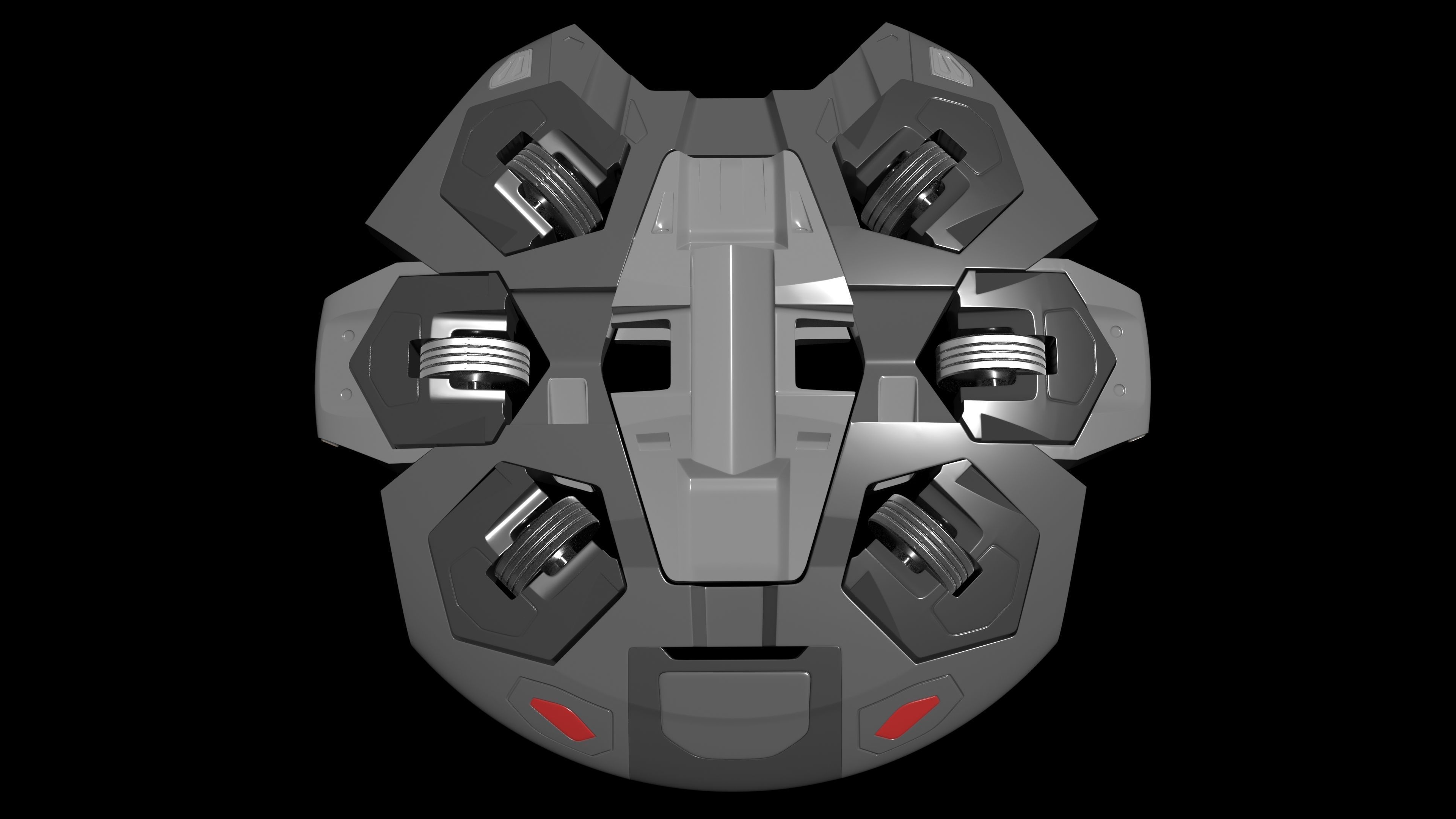 Discus Hexa Gyroscopicus - Concept Drone 3D model | CGTrader