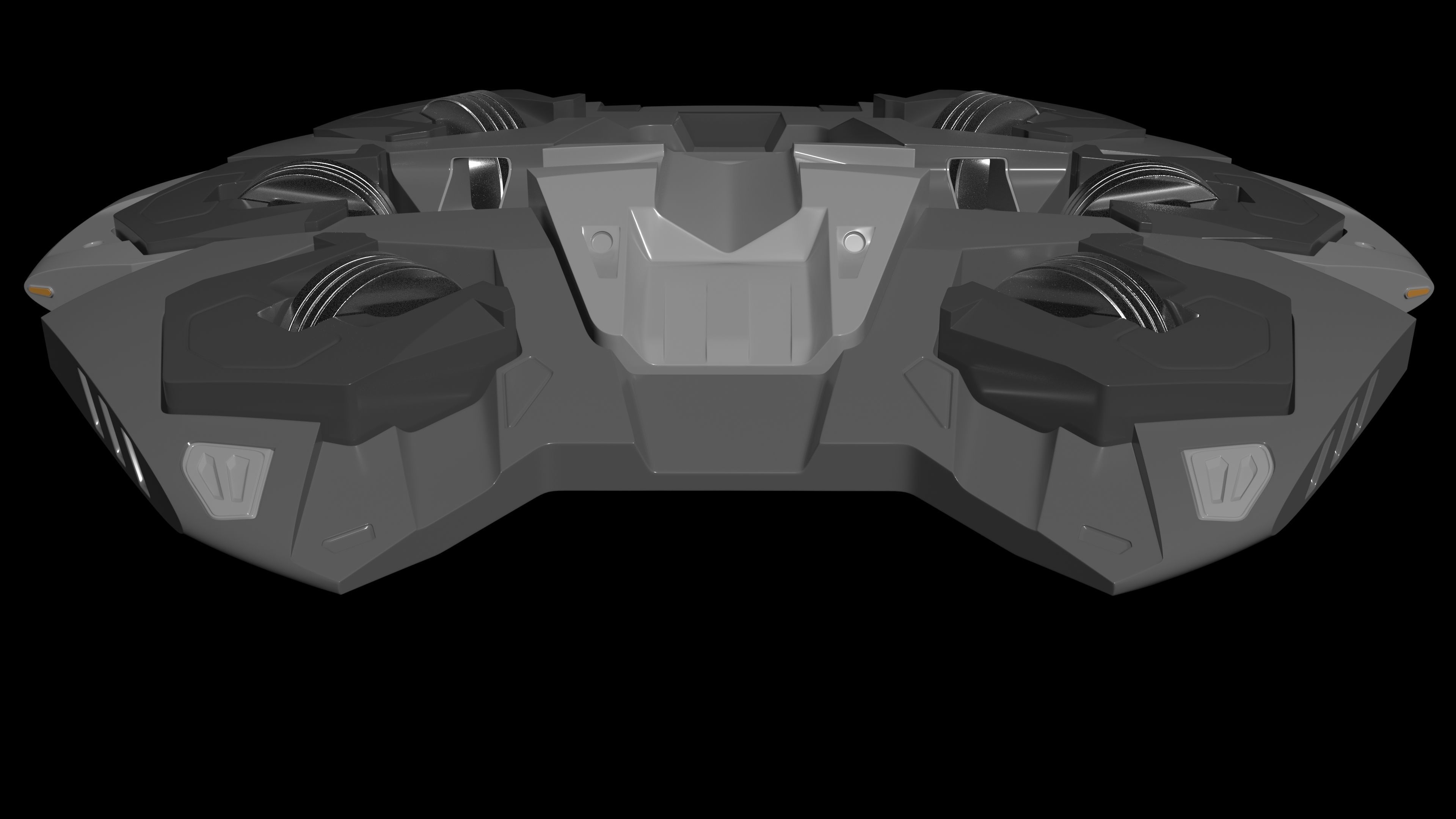 Discus Hexa Gyroscopicus - Concept Drone 3D model | CGTrader