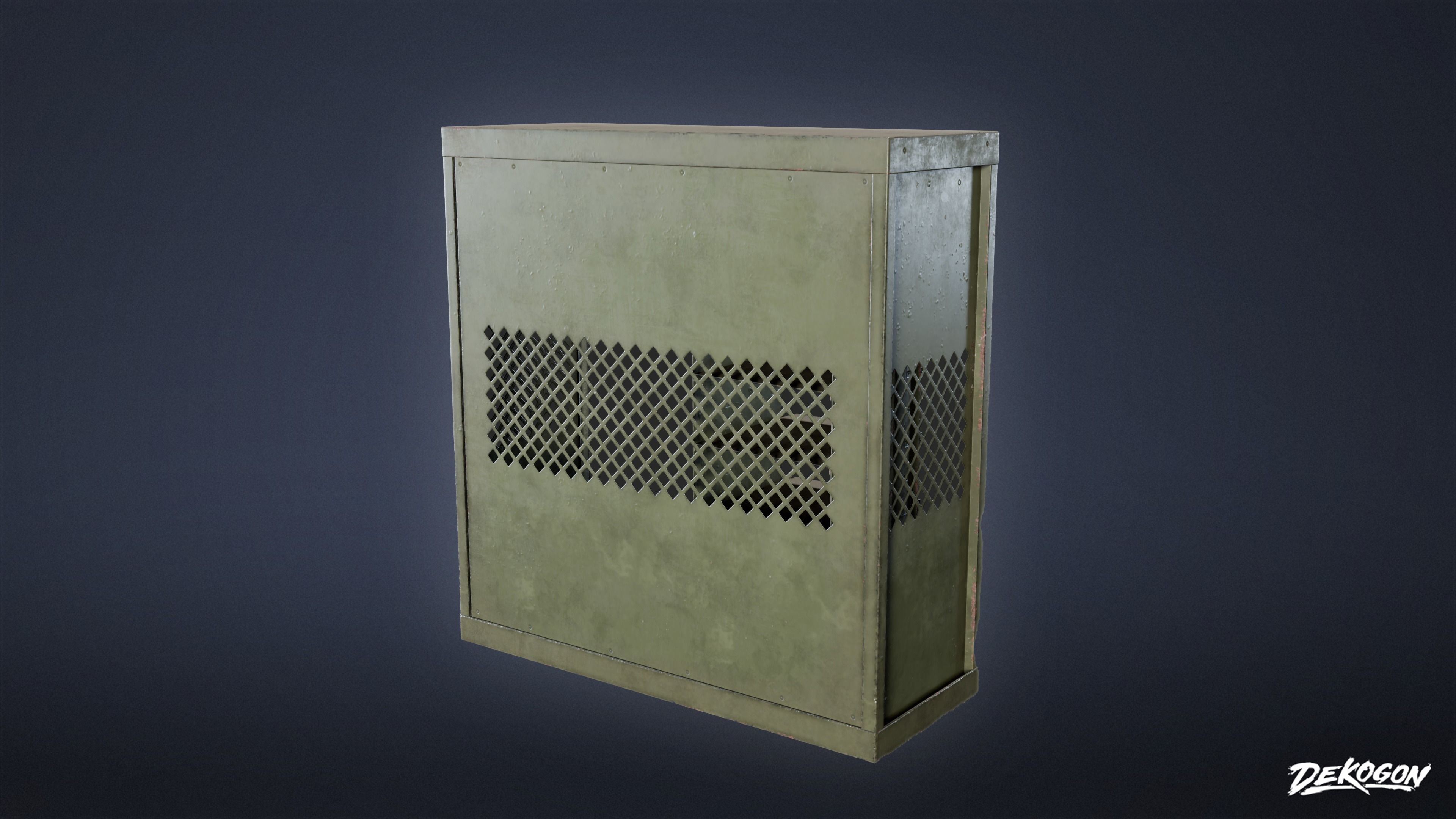 3D model MILITARY - Gun Rack 01 - LOW POLY VR / AR / low-poly | CGTrader