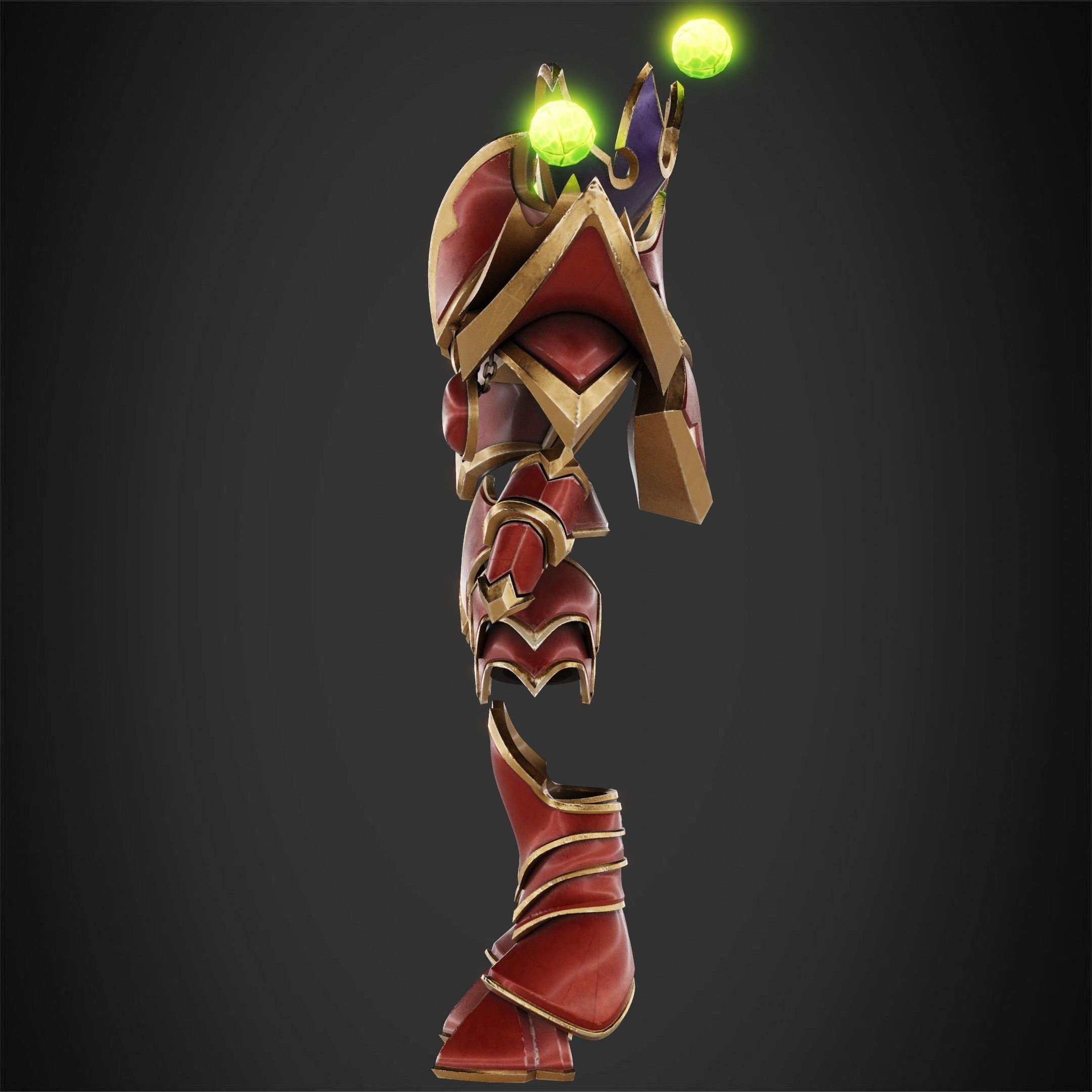 World of Warcraft Kael Thas Sunrider Armor for Cosplay 3D model 3D ...