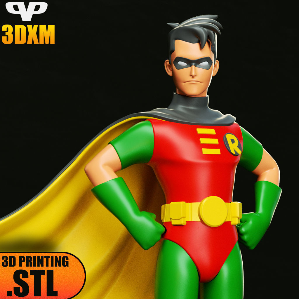 Robin Animated STL for 3D Printing ChibiSTL 3DXM 3D model 3D printable ...