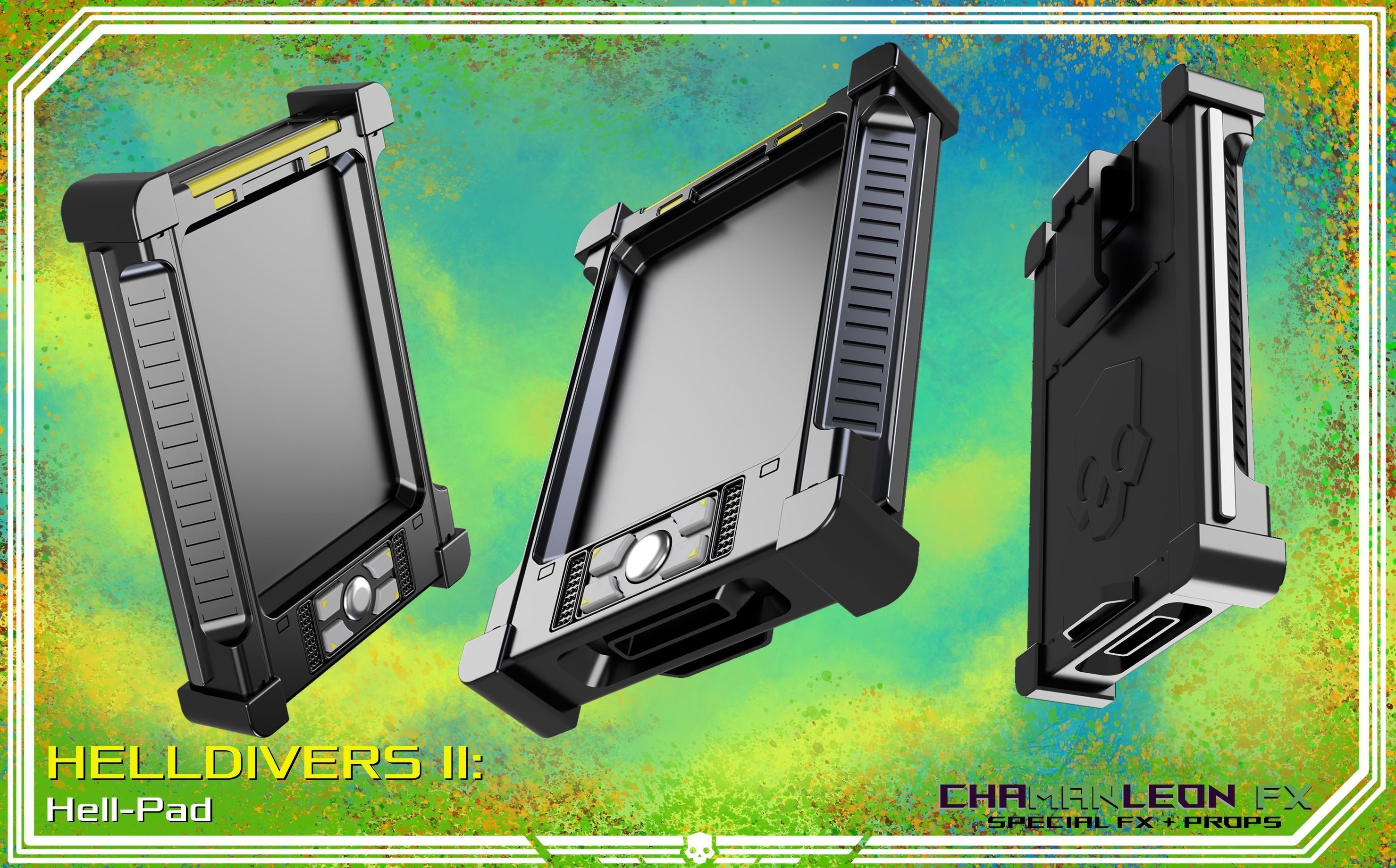 Helldivers 2 Hell-Pad Cosplay Prop 3D model 3D printable | CGTrader