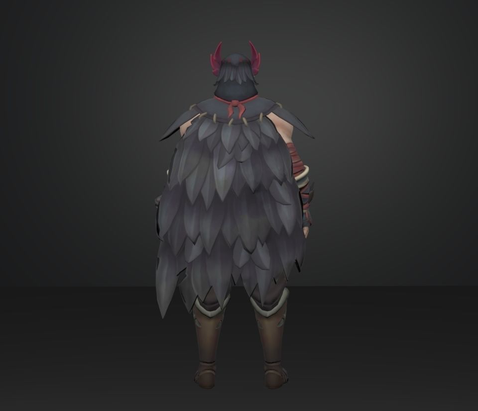 strix raven 3D model animated rigged | CGTrader