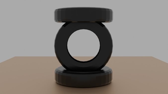 Low-poly tire free VR / AR / low-poly 3D model | CGTrader