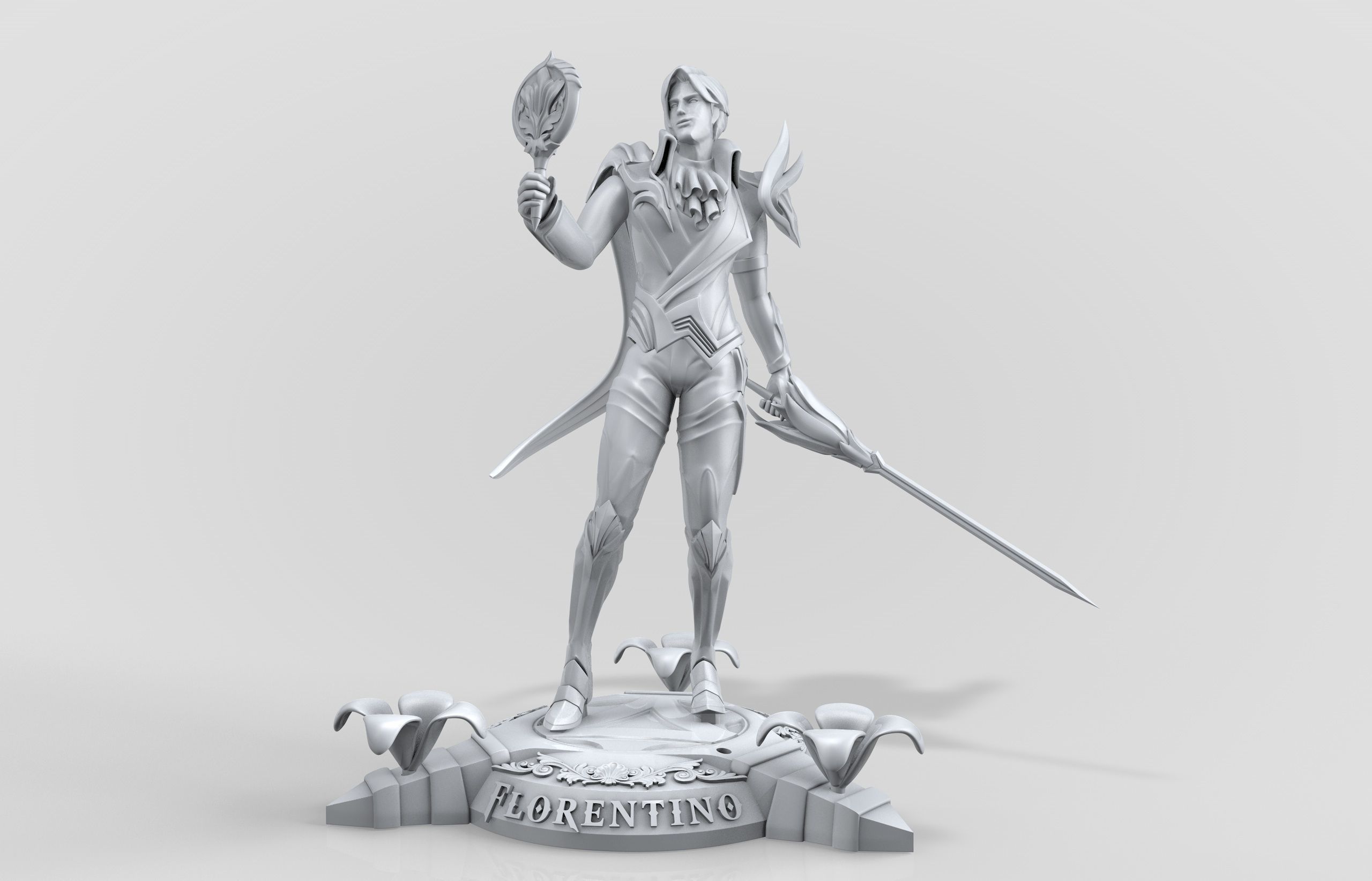 Florentino - Arena of Valor 3D model 3D printable | CGTrader