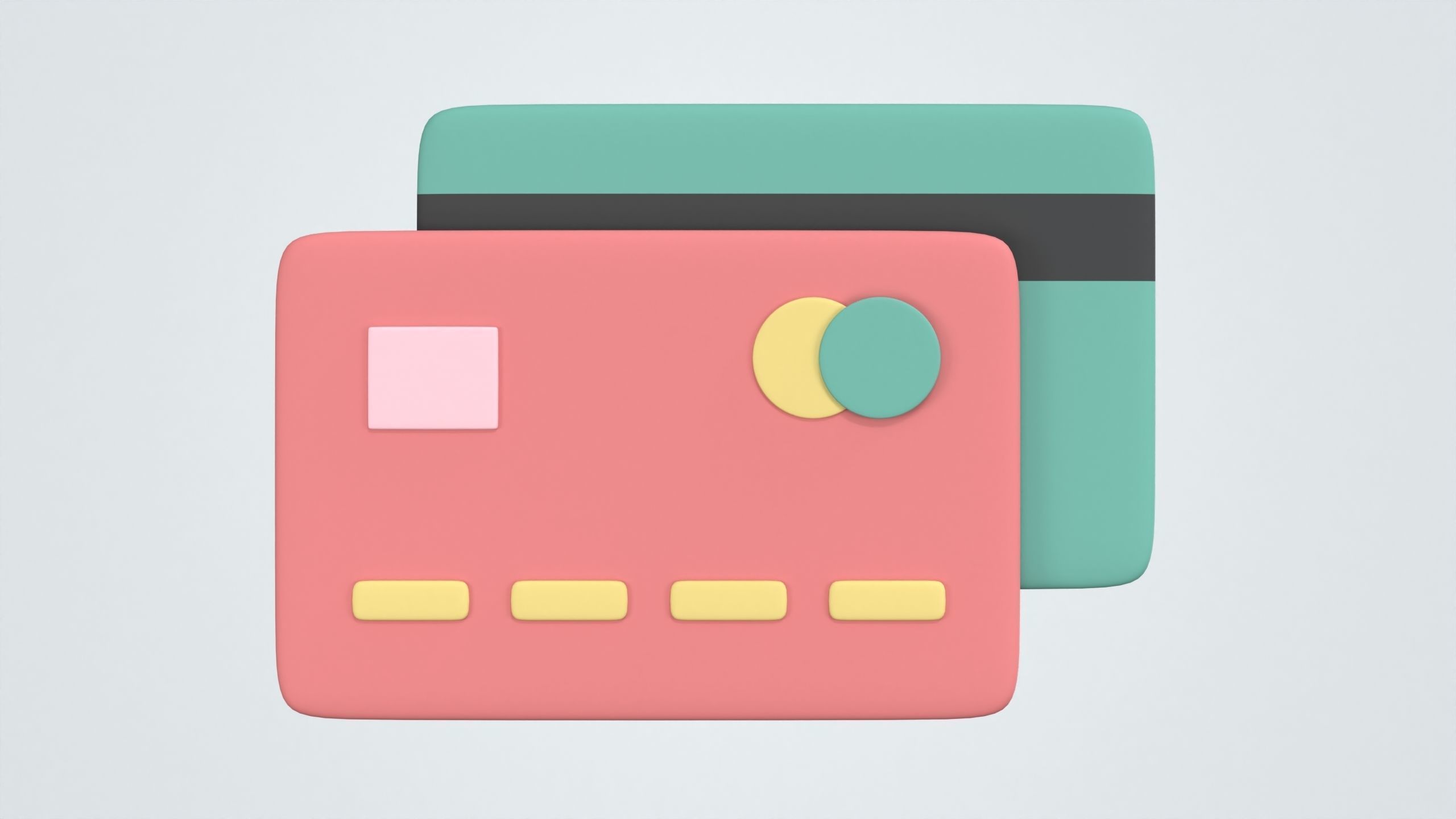 Debit Credit Card 3D Icon 3D model | CGTrader