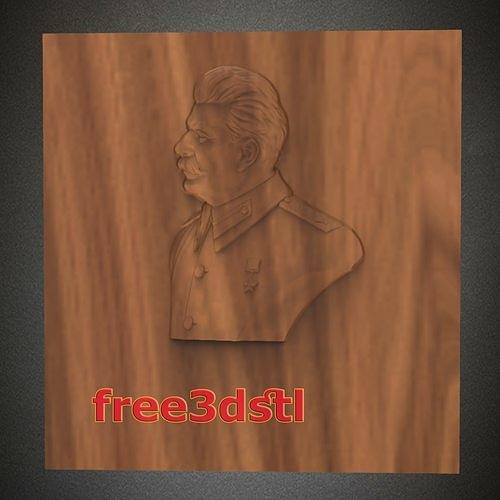 joseph stalin 3D STL Model for CNC Router free 3D model 3D printable ...