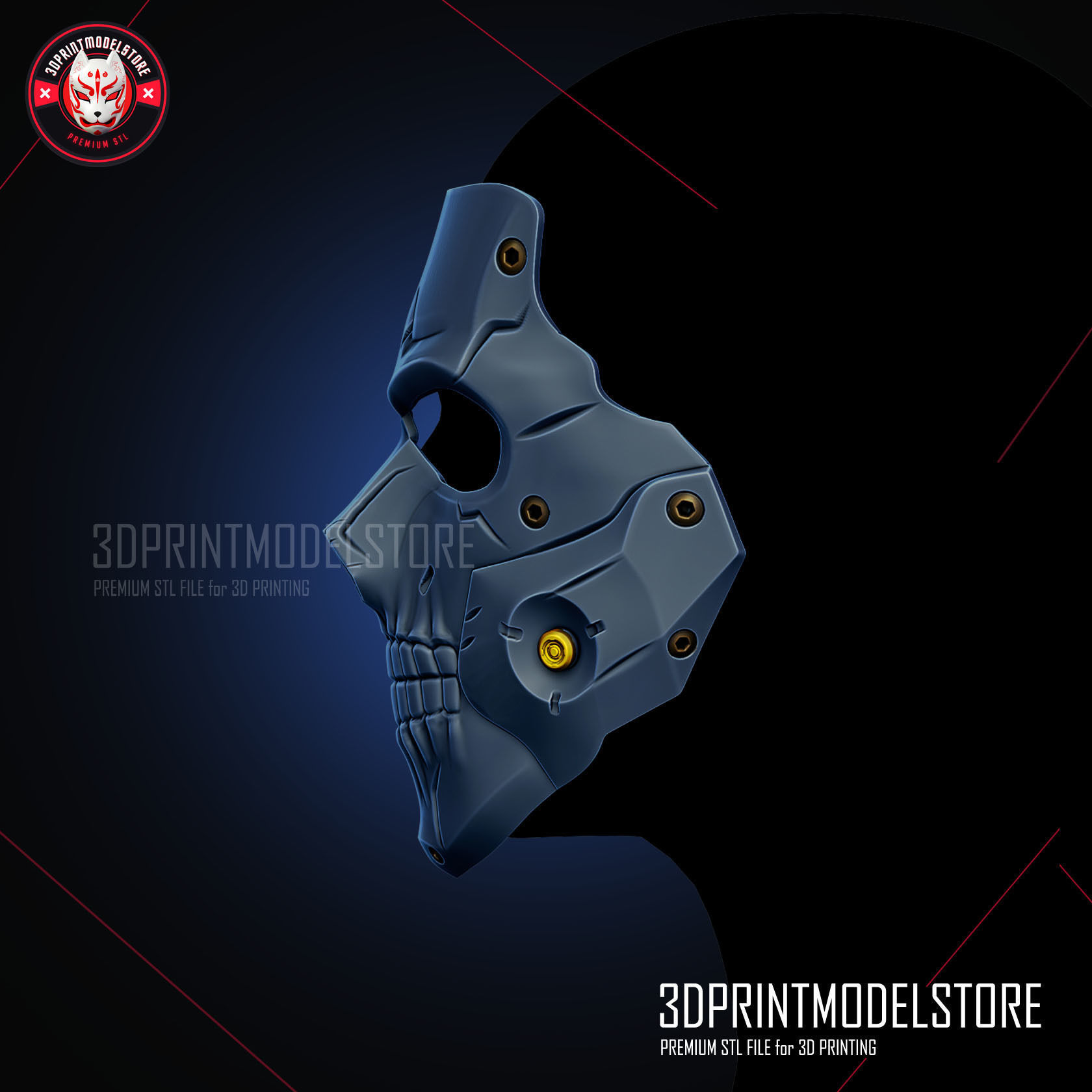 Die Hardman Mask - Death Stranding Cosplay 3D model 3D printable | CGTrader
