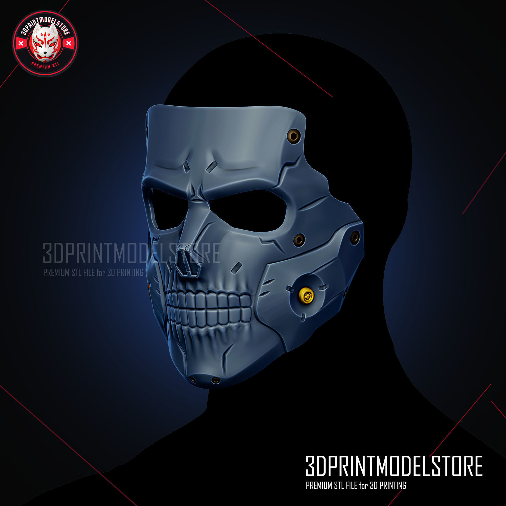 Die Hardman Mask - Death Stranding Cosplay 3D model 3D printable | CGTrader